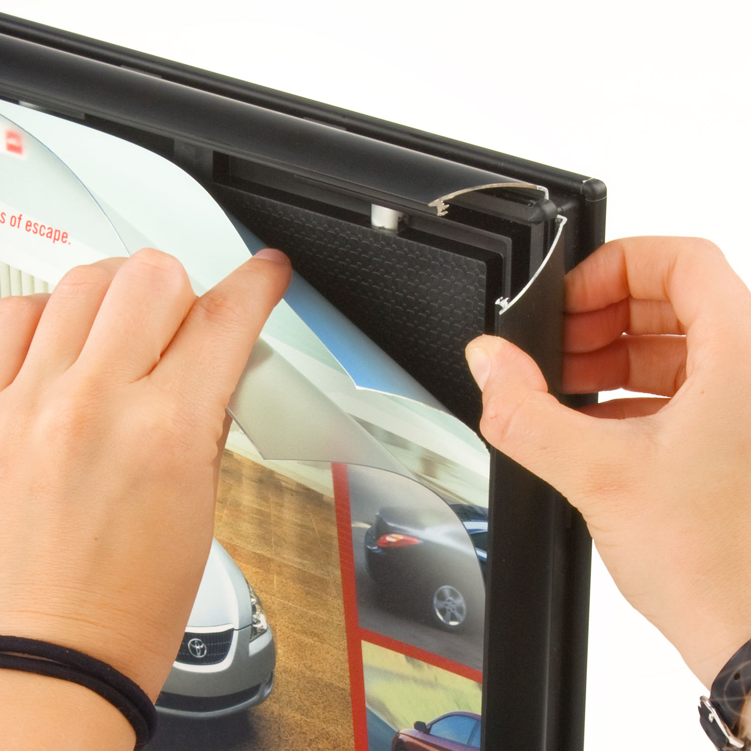Sign Displays | Double-Sided Quick Clip Frames - 8.5" x 11" | Displays2Go
