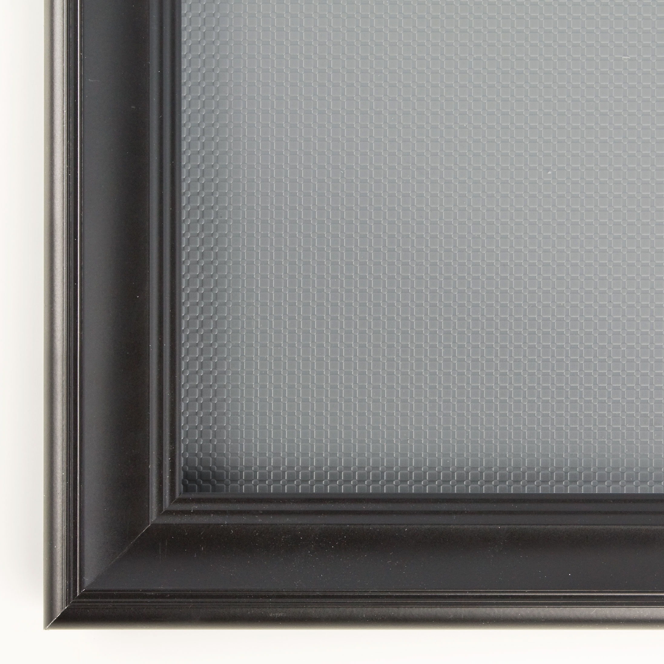 22x28 Black Frames Unhinge Along Each Edge for Fast Updates | Displays2Go