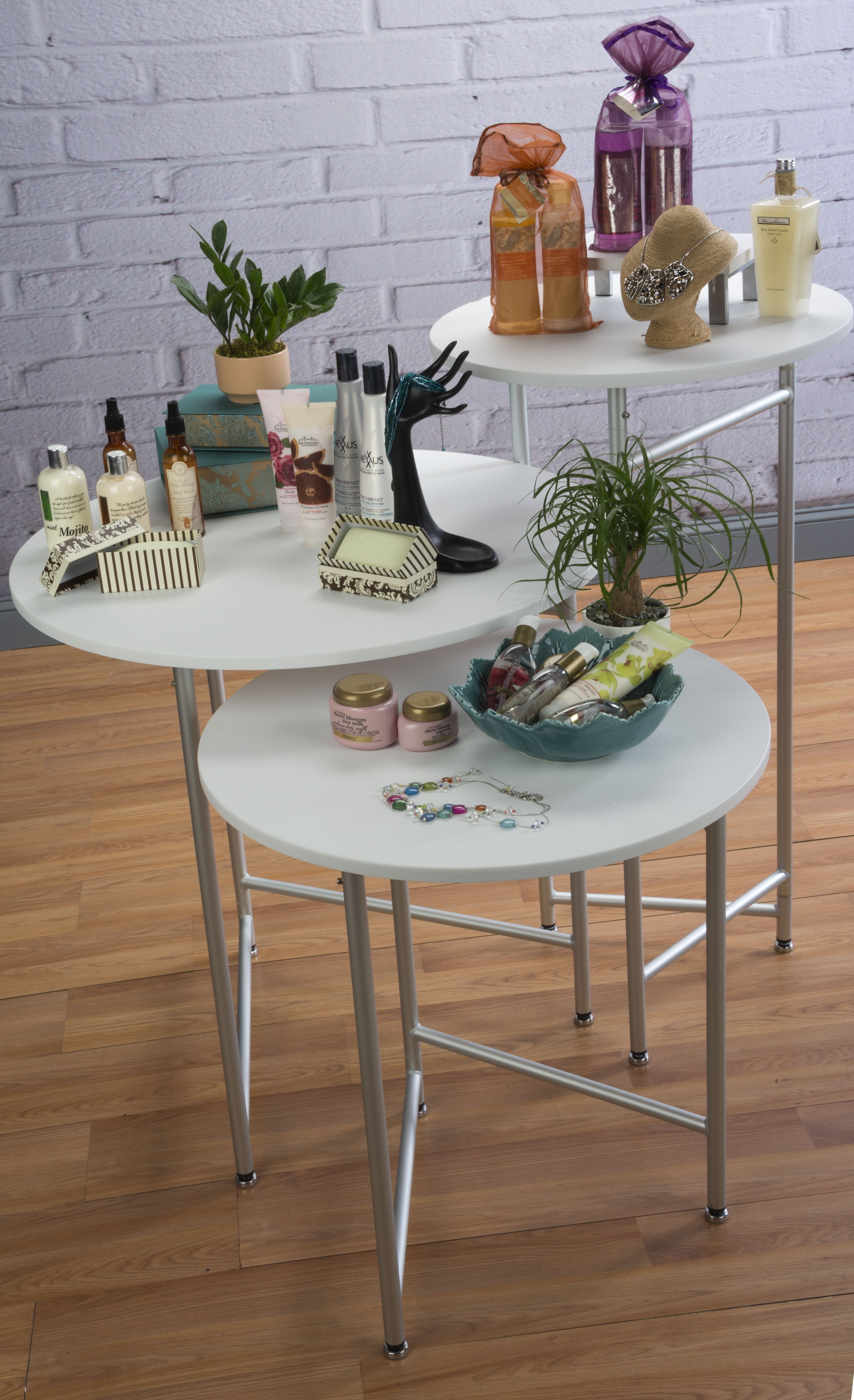 Trade Show Cocktail Table Set | Group of 3 | Displays2Go