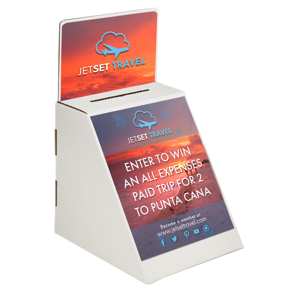 Cardboard Donation Box | Plastic Sign Holders | Displays2Go