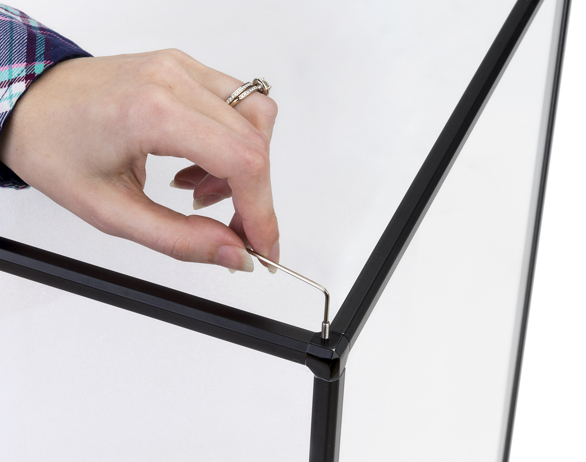 Square Acrylic Medium Display Case | Vertical Showcase | Displays2Go