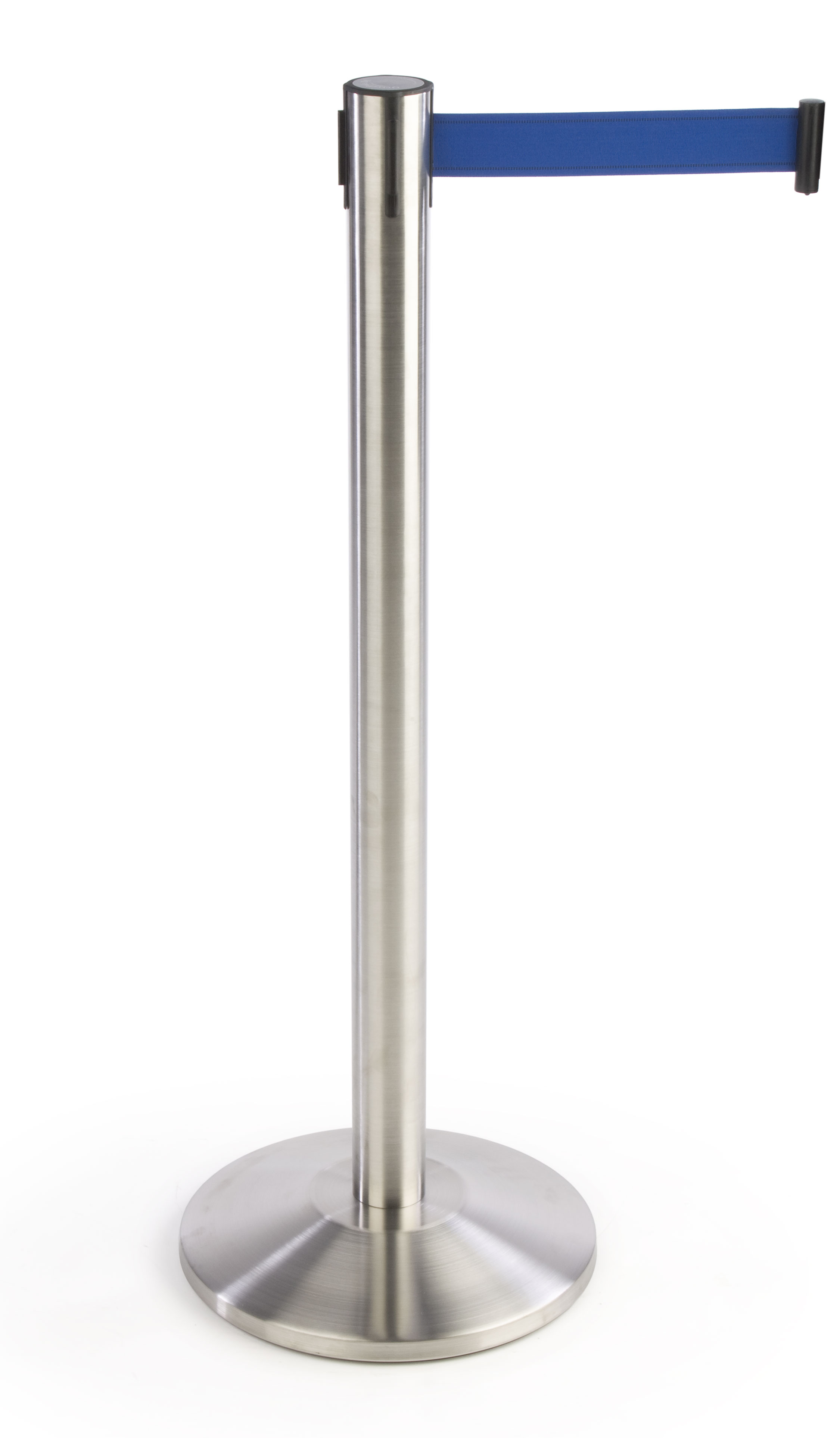 Crowd Control Stanchions | Stainless Steel Post w/ Blue 9.5' Belt ...