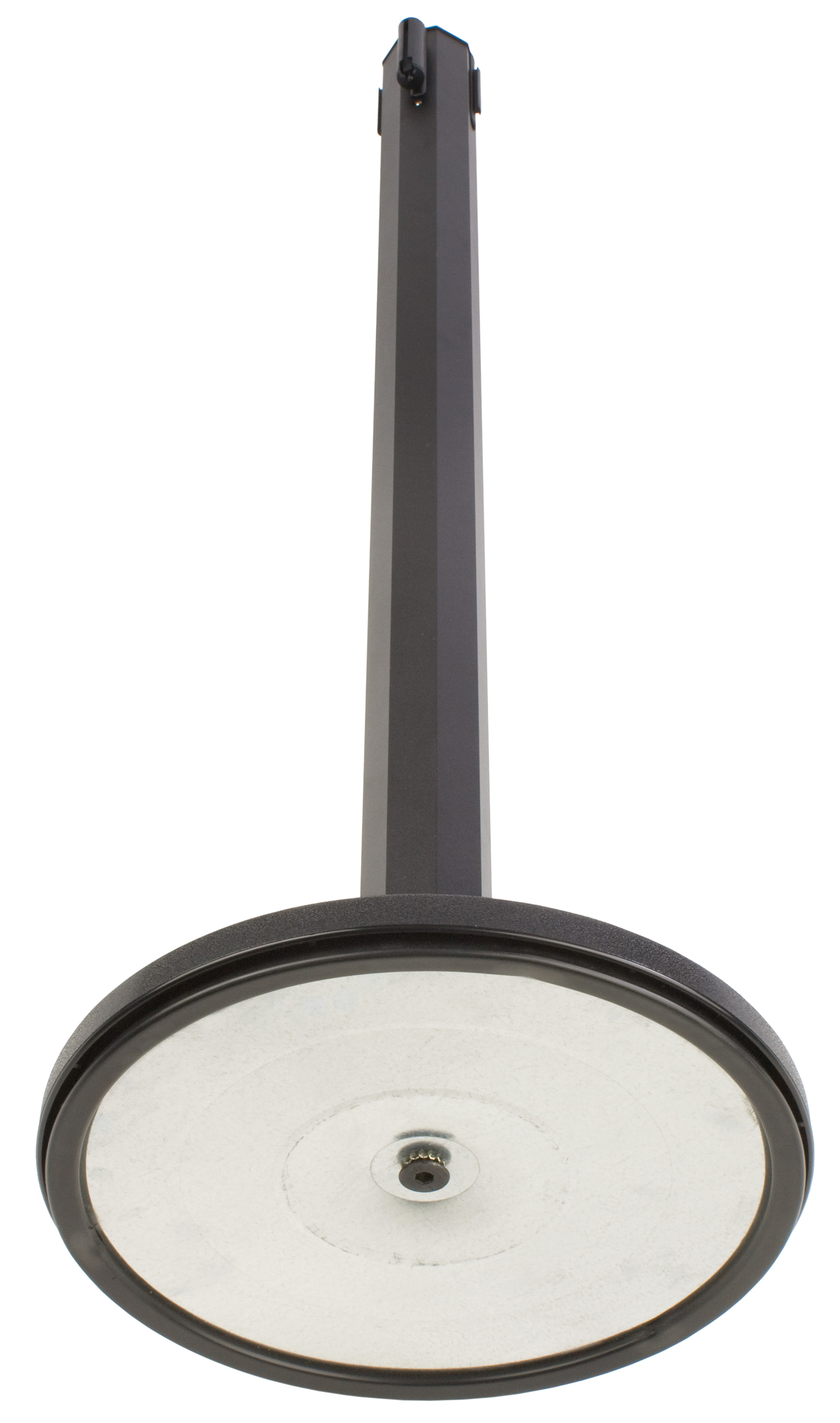 Matte Black Octagonal Stanchions w/Black Belt | Displays2Go