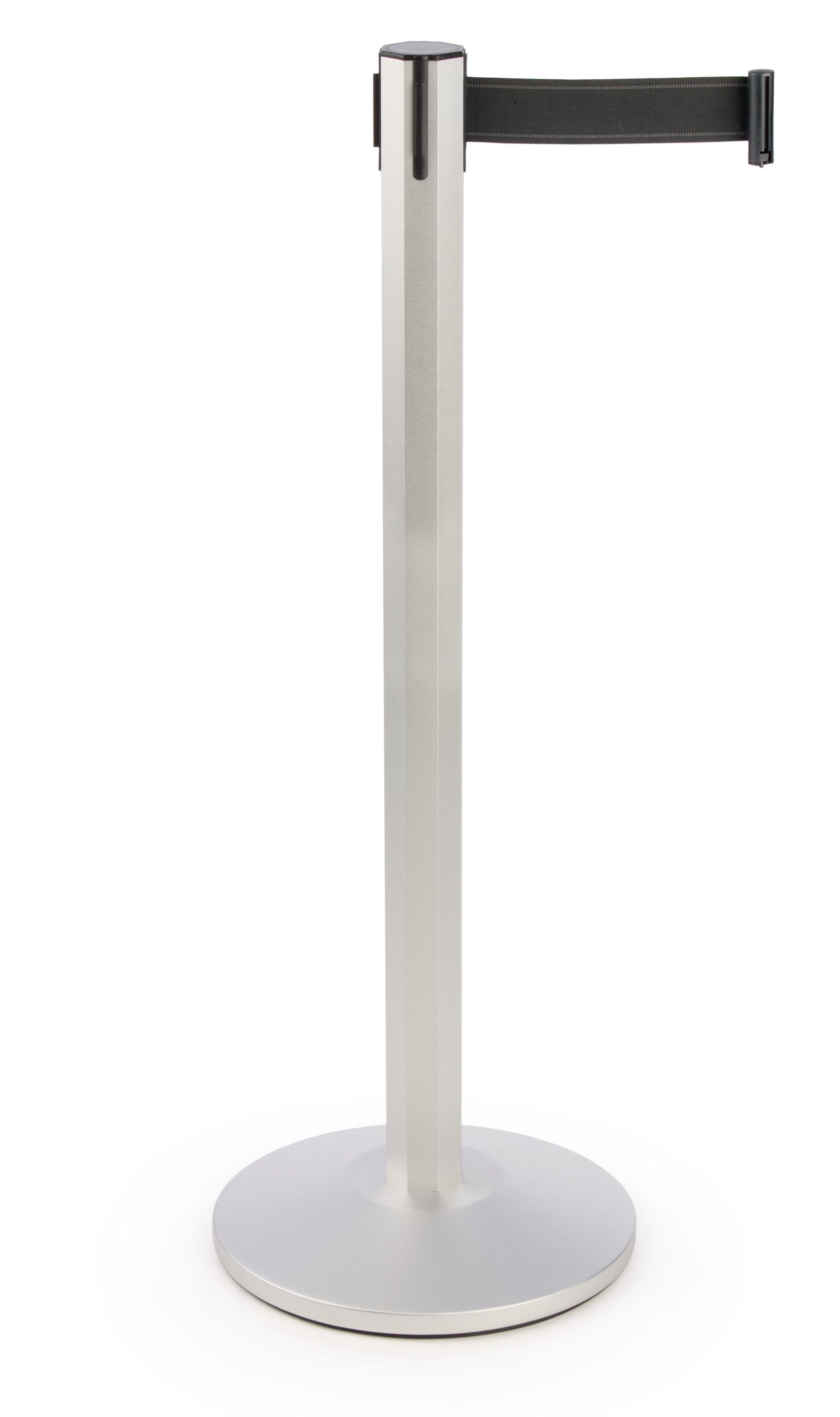 Silver Aluminum Crowd Control Post - Octagonal | Displays2Go