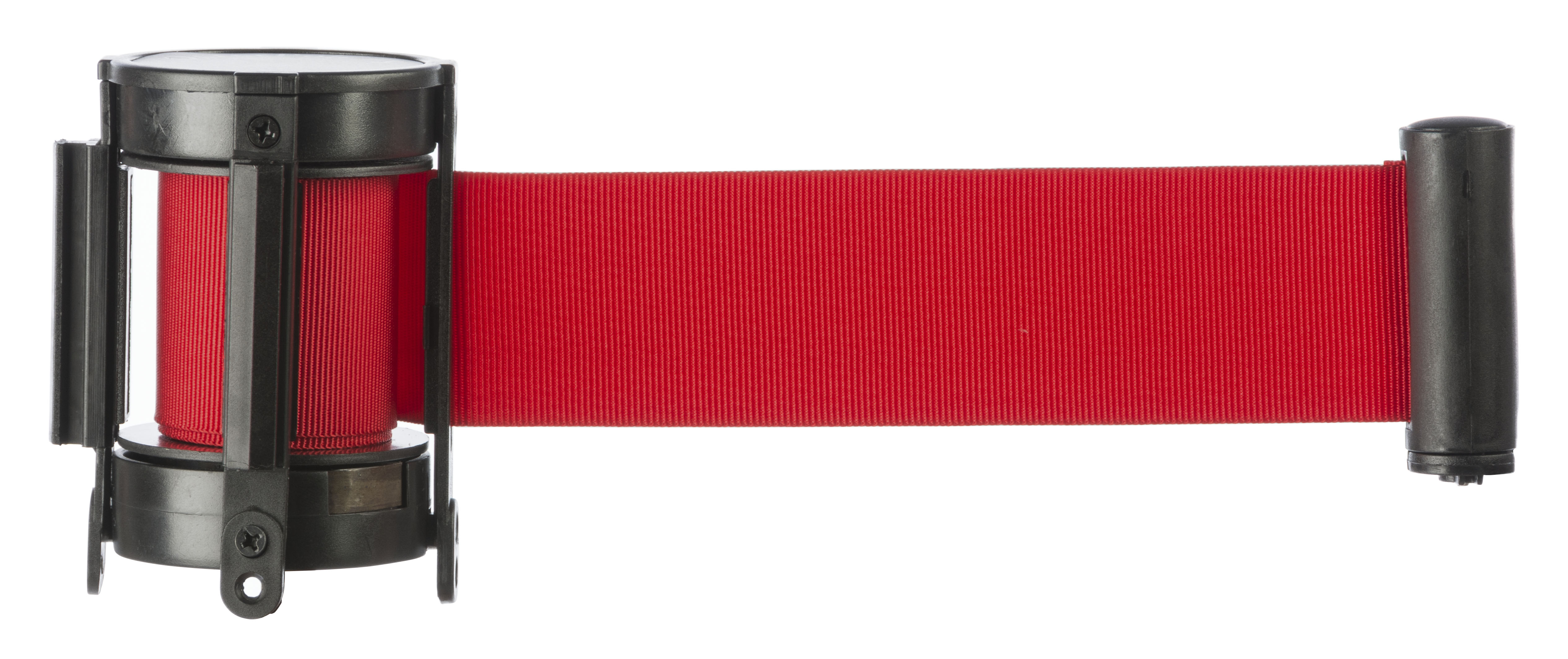 Red Stanchion Belt | Retractable Nylon Belt | Displays2Go