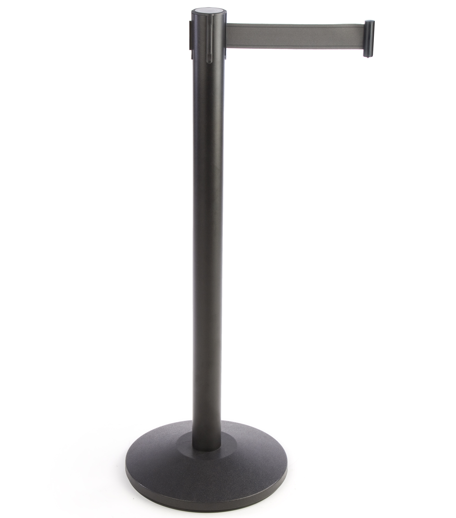 Retractable Barrier Post - Black Economy Model | Displays2go