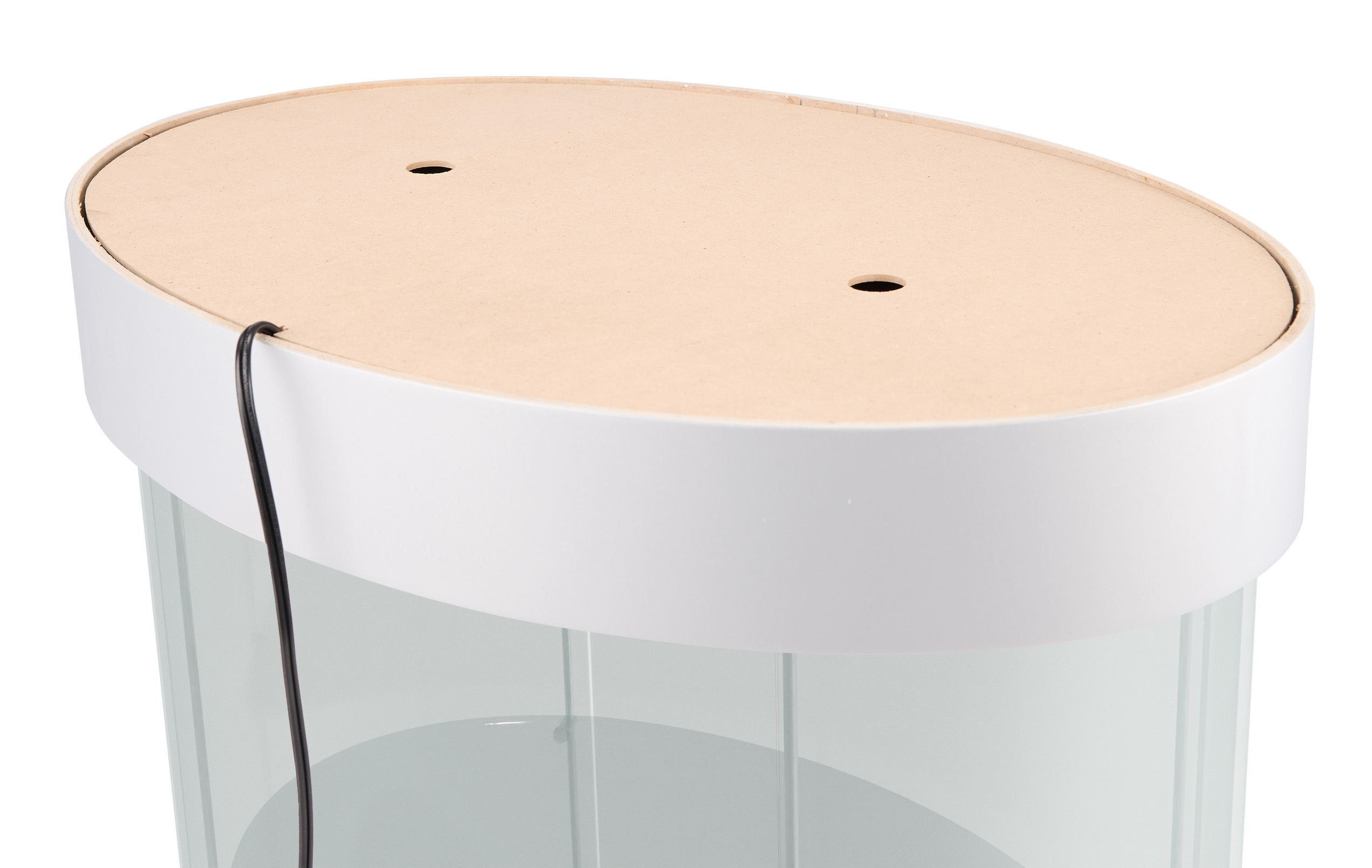 Round Display Case | Temepred Glass | Displays2Go