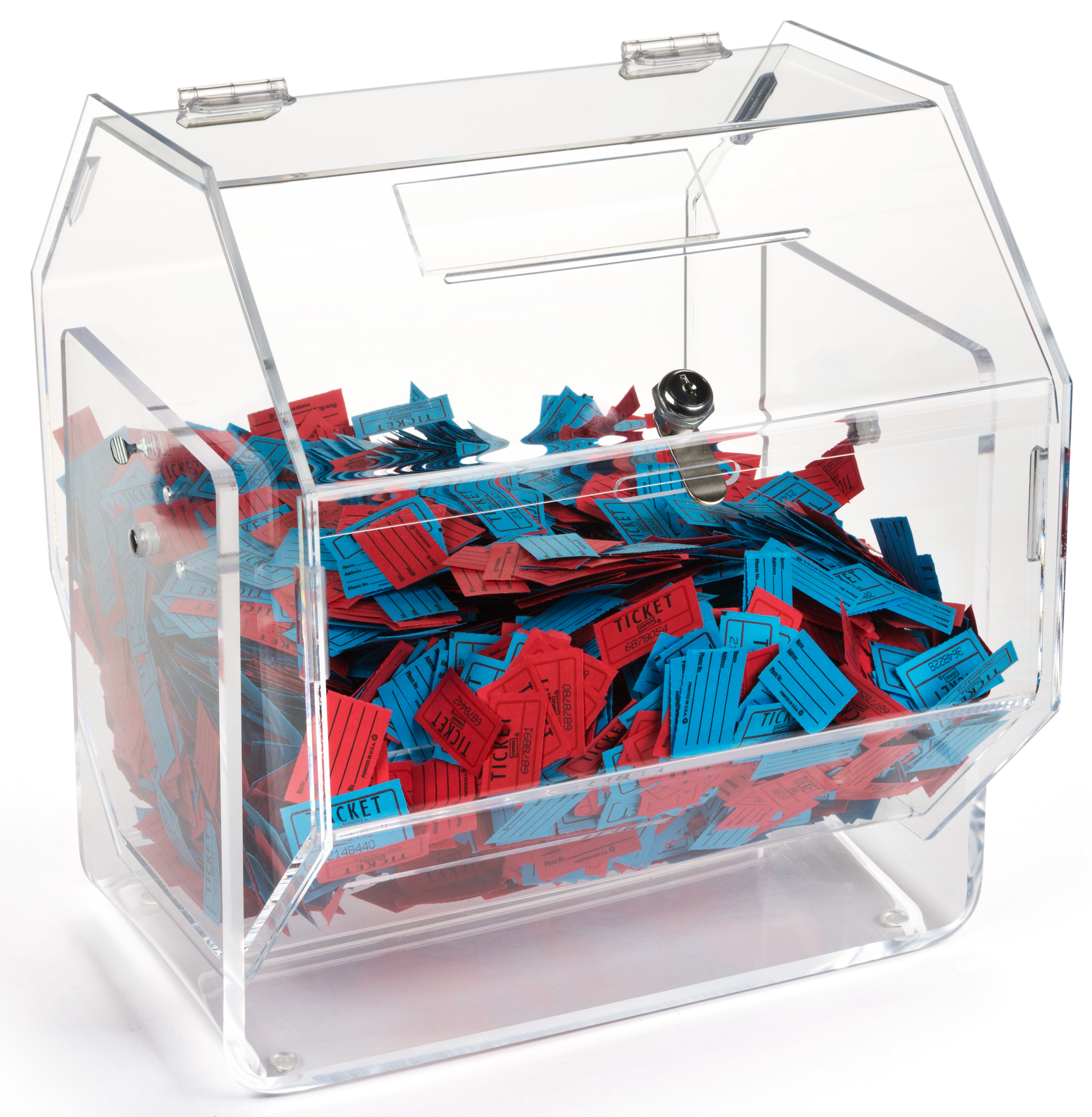 Rotating Raffle Drum | Spinning Tub - Ticket Drawing Giveaways ...