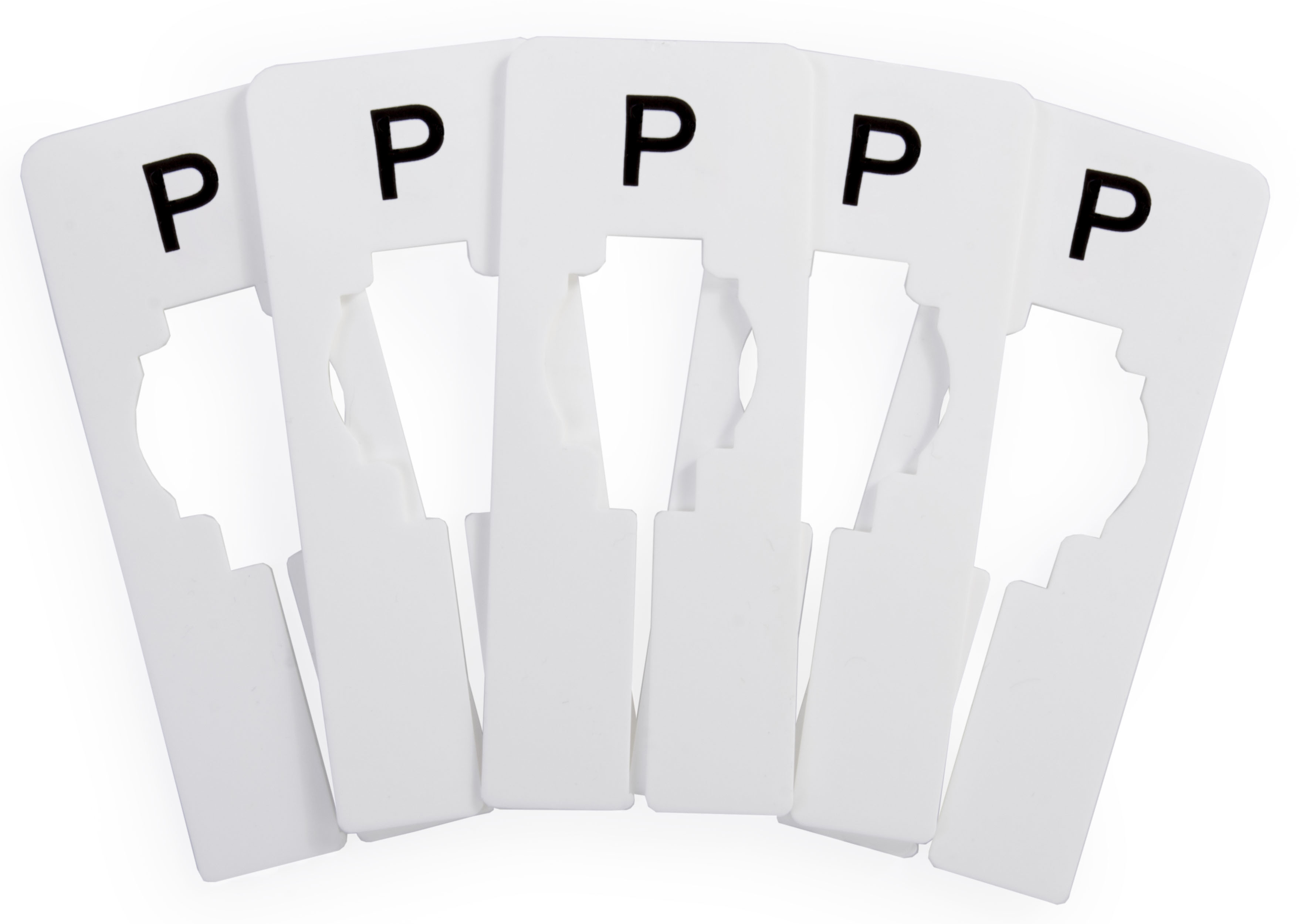 Clothing Rack Size Dividers | Plastic Markers for Retail Stores ...