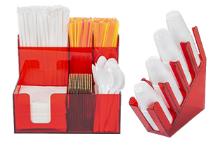 Condiment Caddies | Restaurant Containers & Bar Organizers