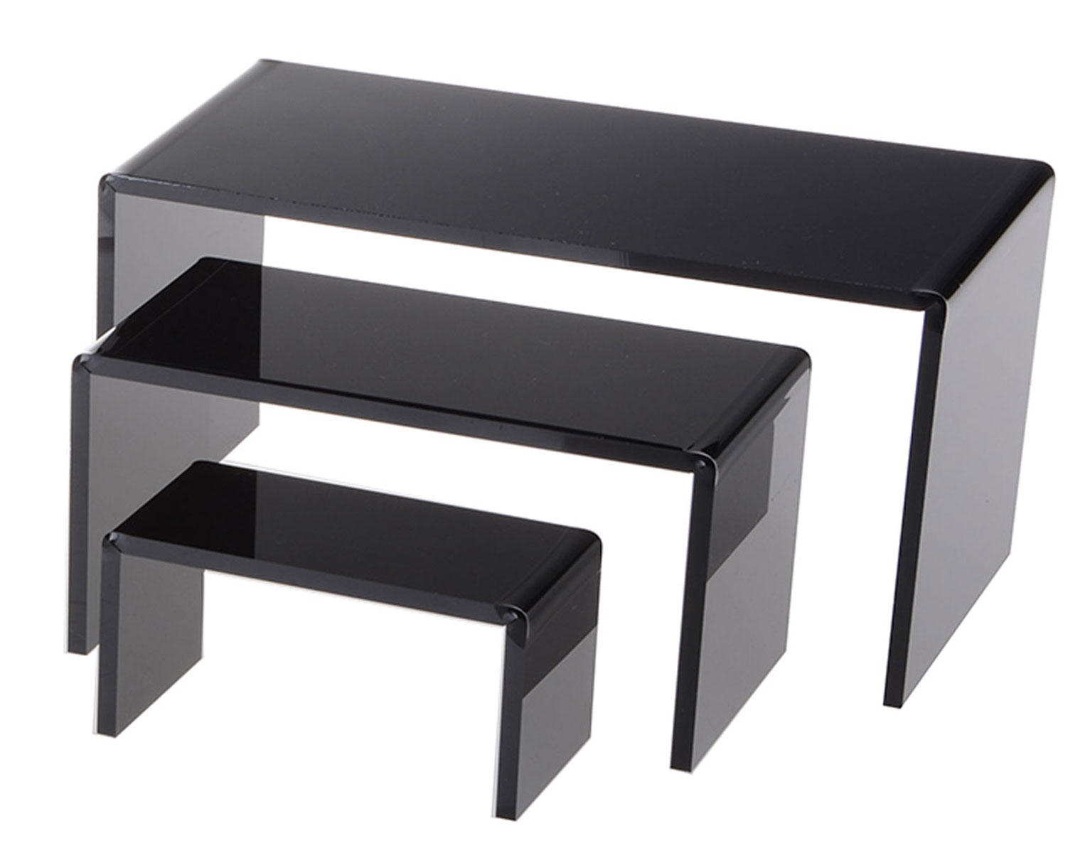 Stackable Retail Risers | U-Shaped Stands | Displays2Go