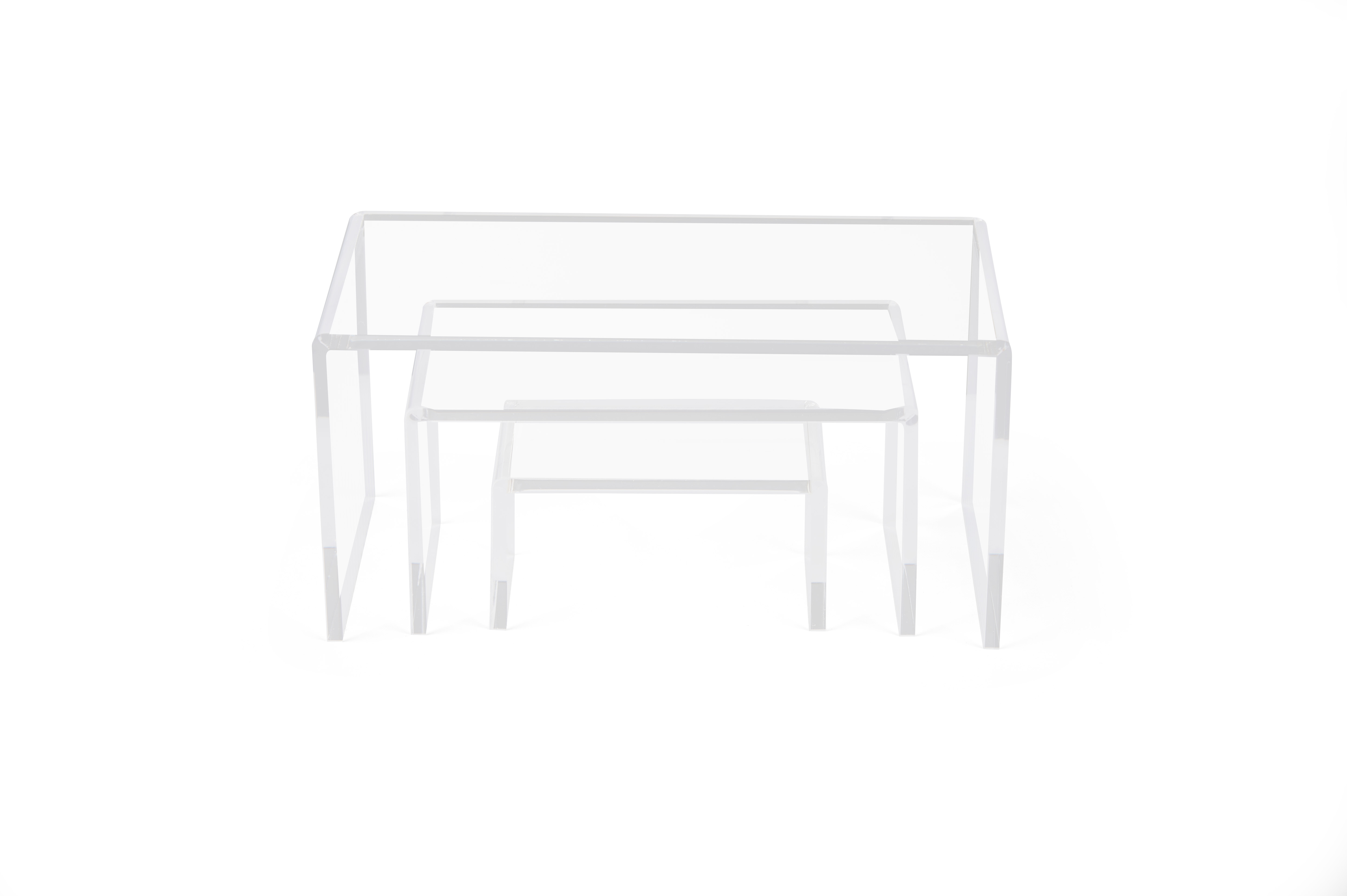Stackable Retail Risers | Set of 3 Countertop Merchandise Stand ...