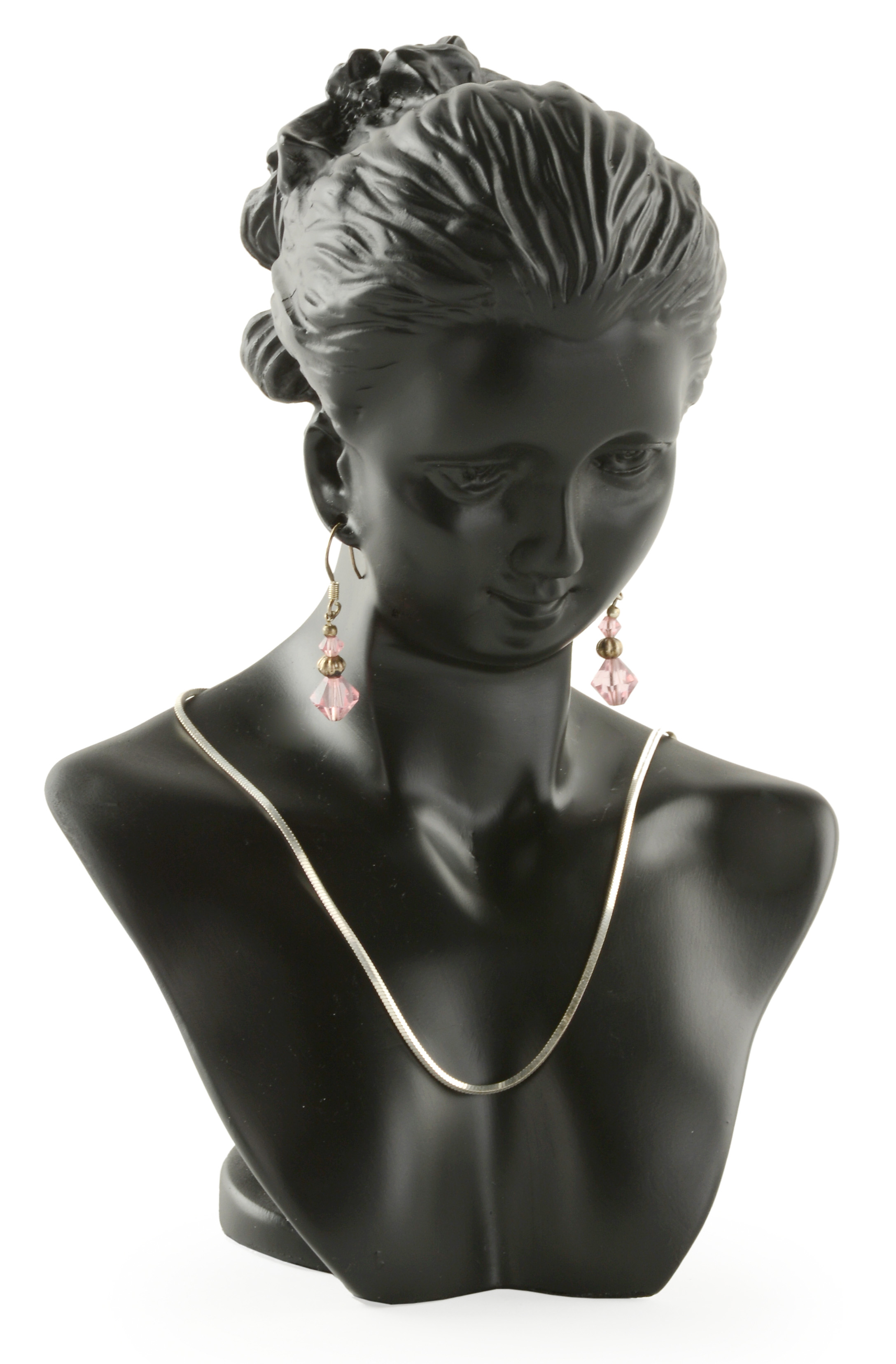 Jewelry Display Head | Resin Mold Bust Holds Earrings & Necklaces ...