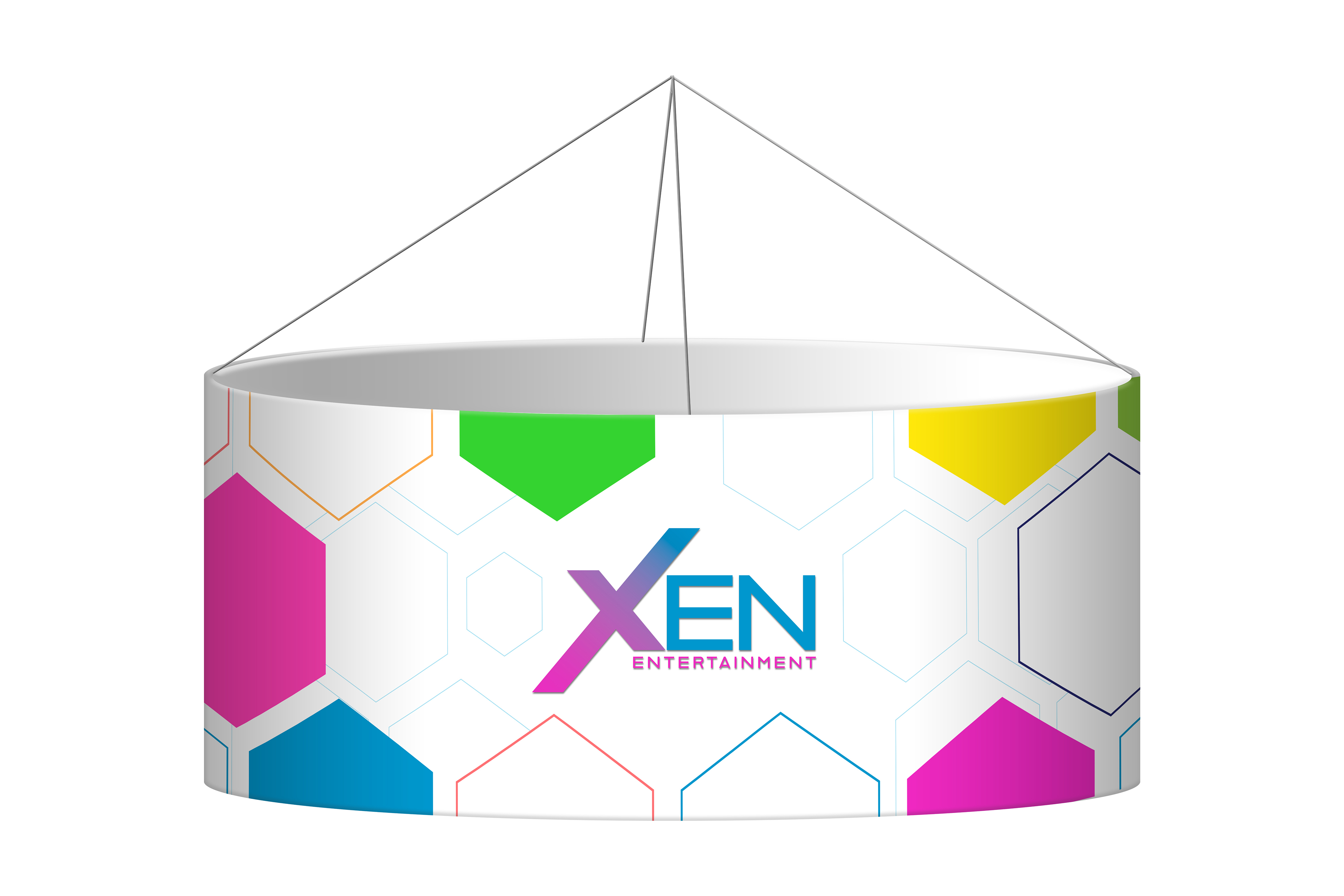 Circle Hanging Banners | Carry Bag Included