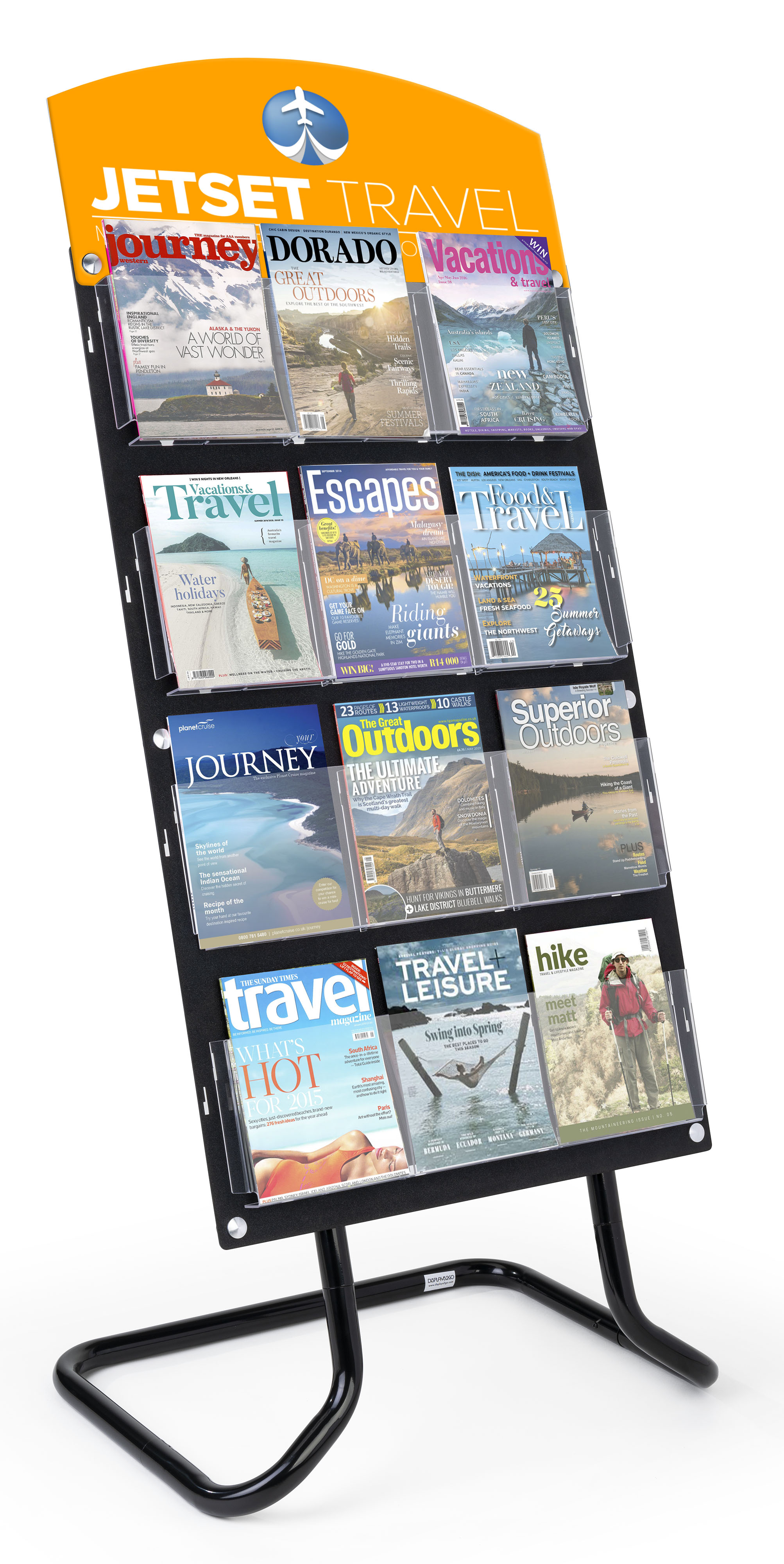 Custom Display Sign Header for Acrylic Literature Holders | Displays2Go
