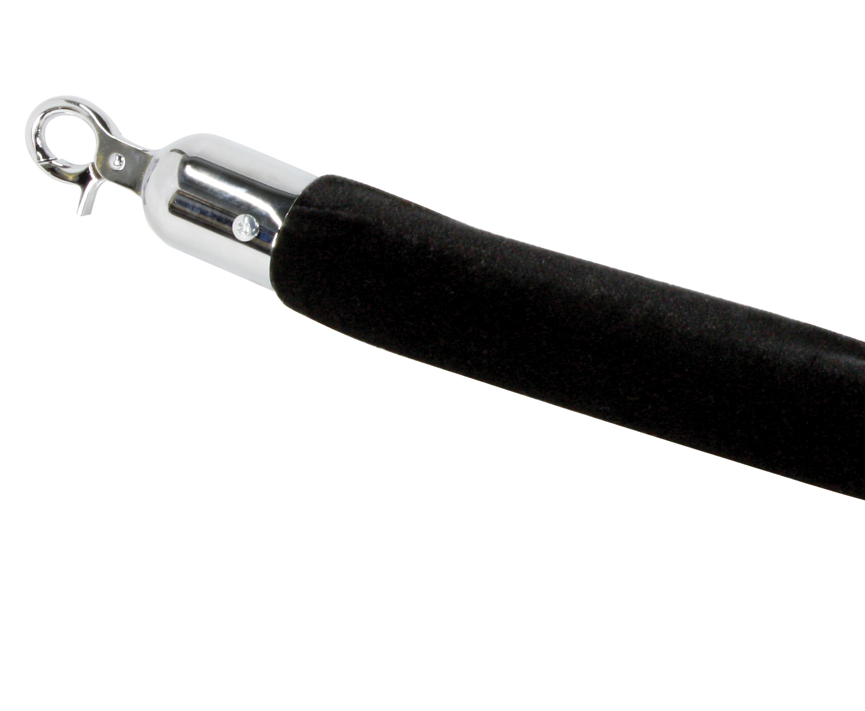 Black Velvet Stanchion Rope Attachment