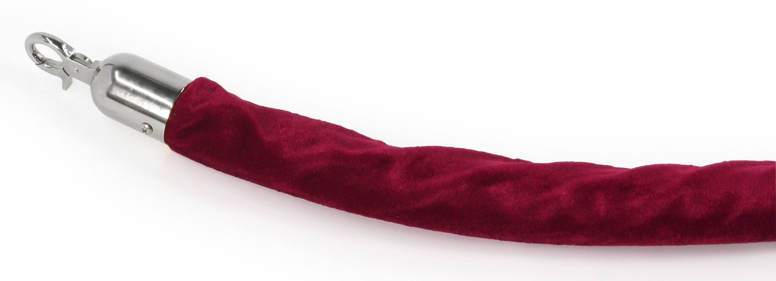 Burgundy Rope Barrier For Stanchion Posts | Displays2Go