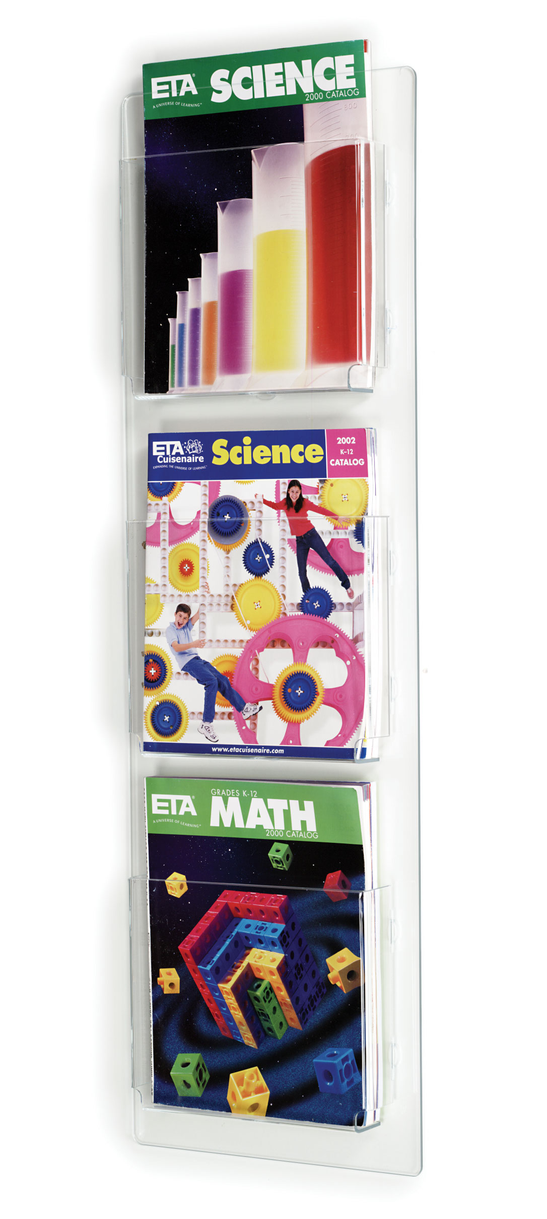 We provide wall mounted literature racks to help you save space ...