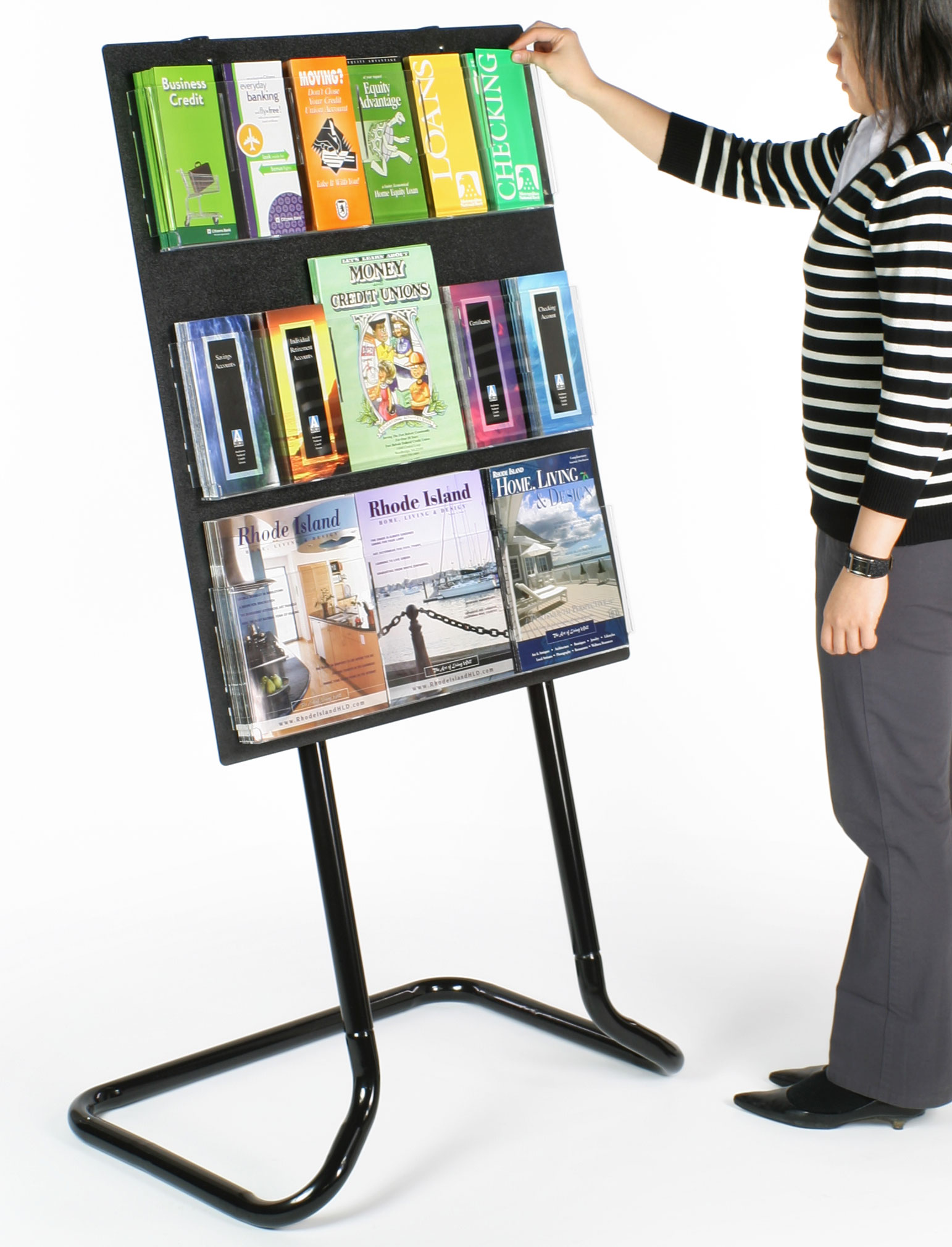 Leaflet Holder | Literature Display for Business Office or Events ...
