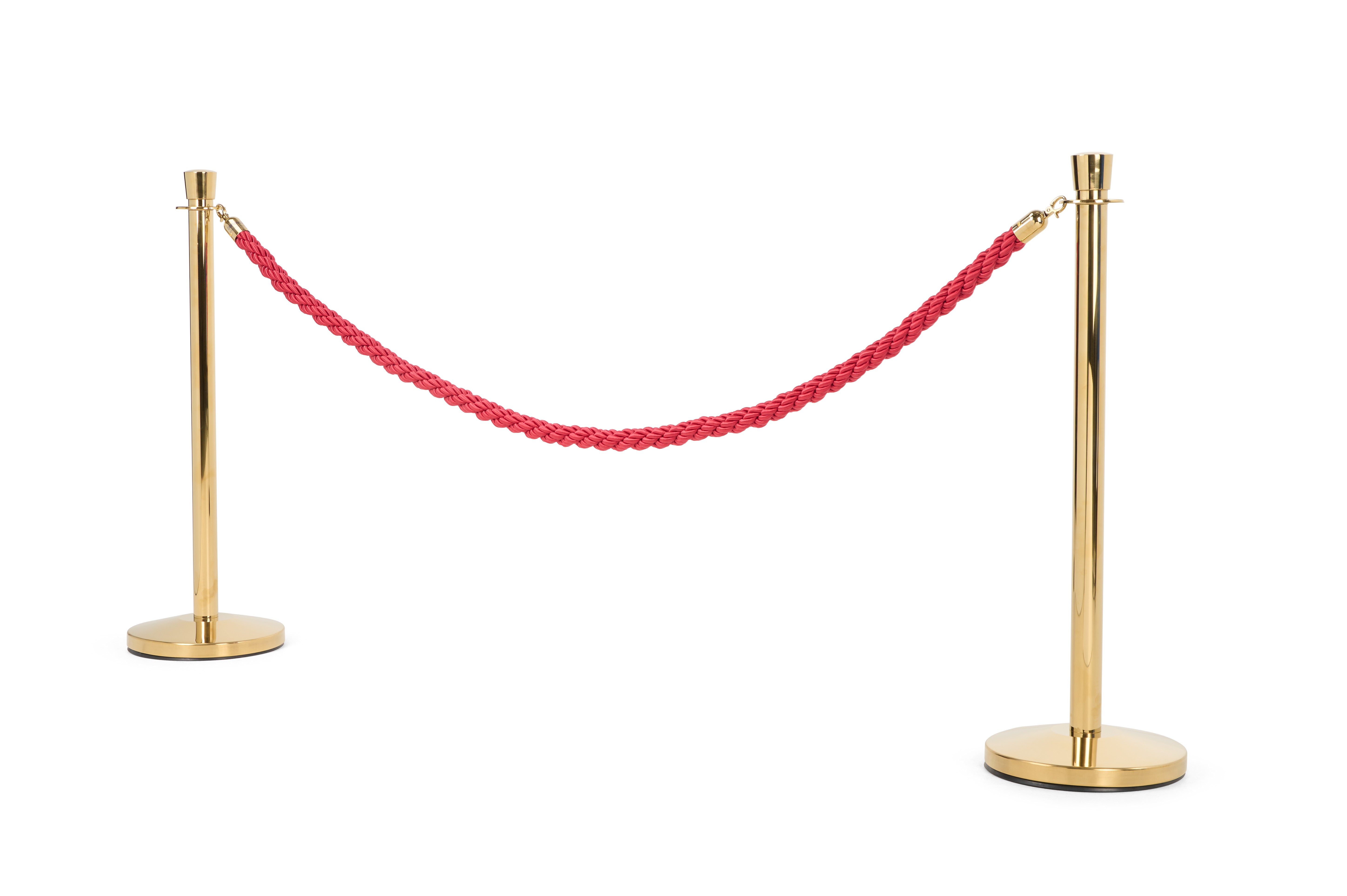 Stanchion Post | Tulip Top, Rope Sold Separately | Displays2Go