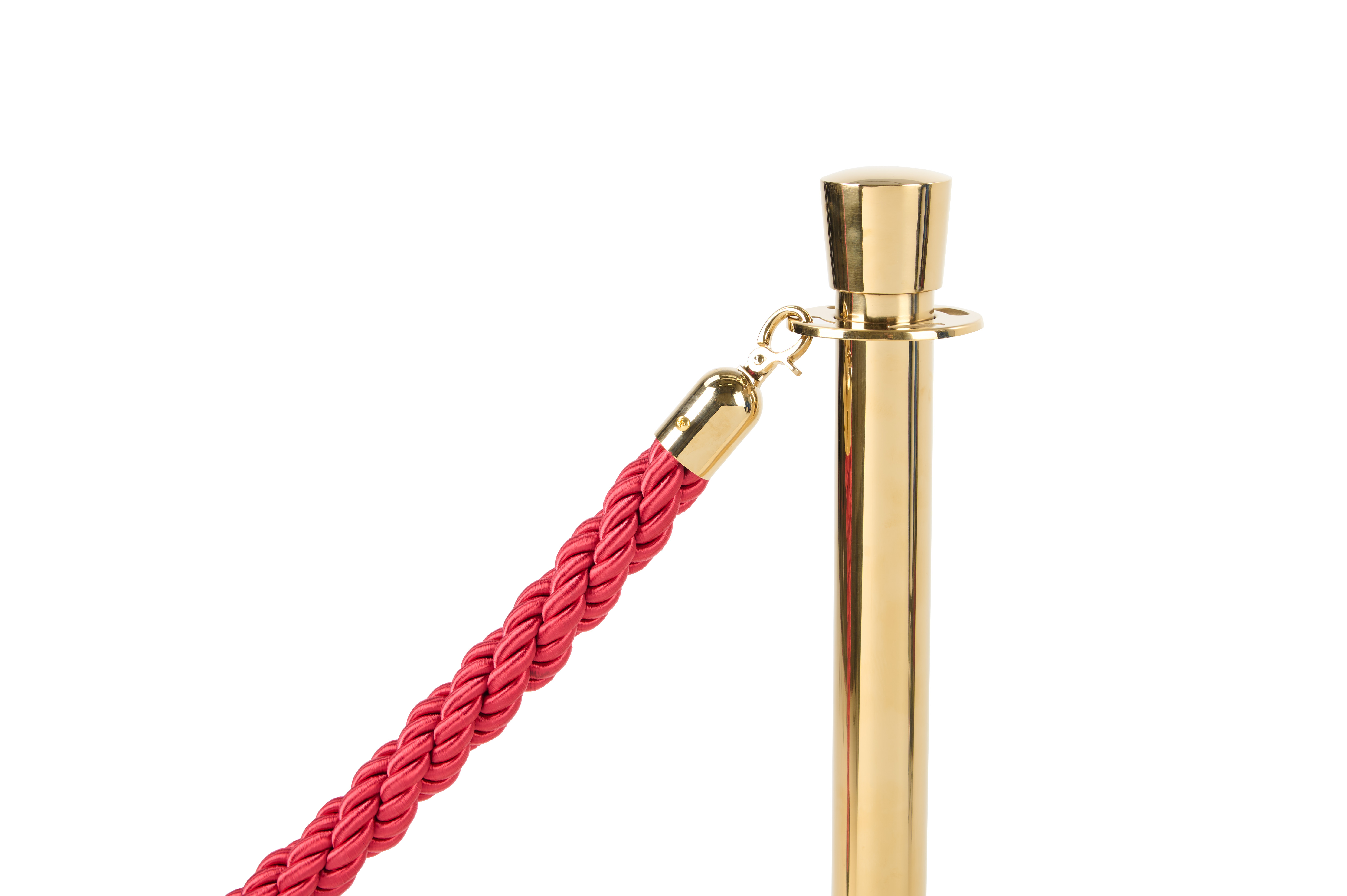 Stanchion Post | Tulip Top, Rope Sold Separately | Displays2Go