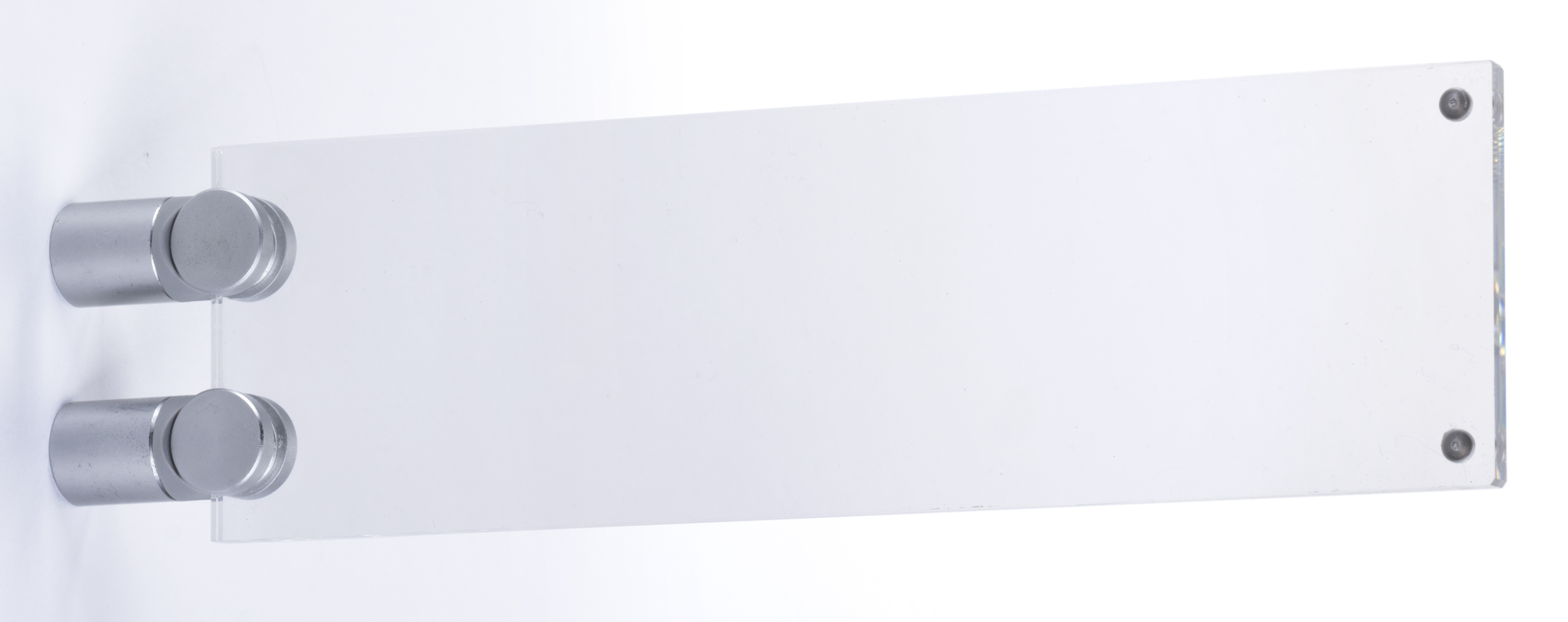 Perpendicular Wall Sign | Acrylic Panels & Edge Grip Standoffs ...