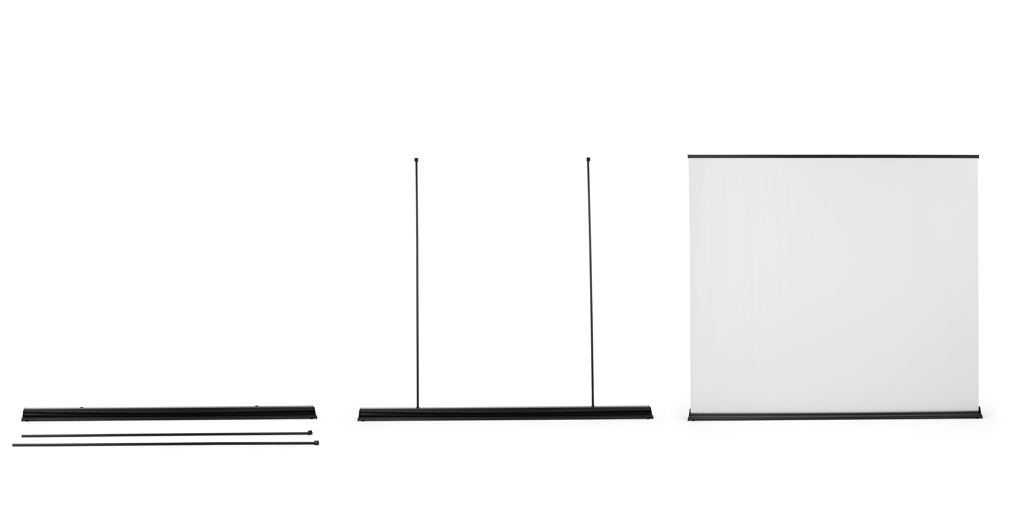 Custom Retractable Backdrop | 8’ Wide Pull-Up Backwall | Displays2Go