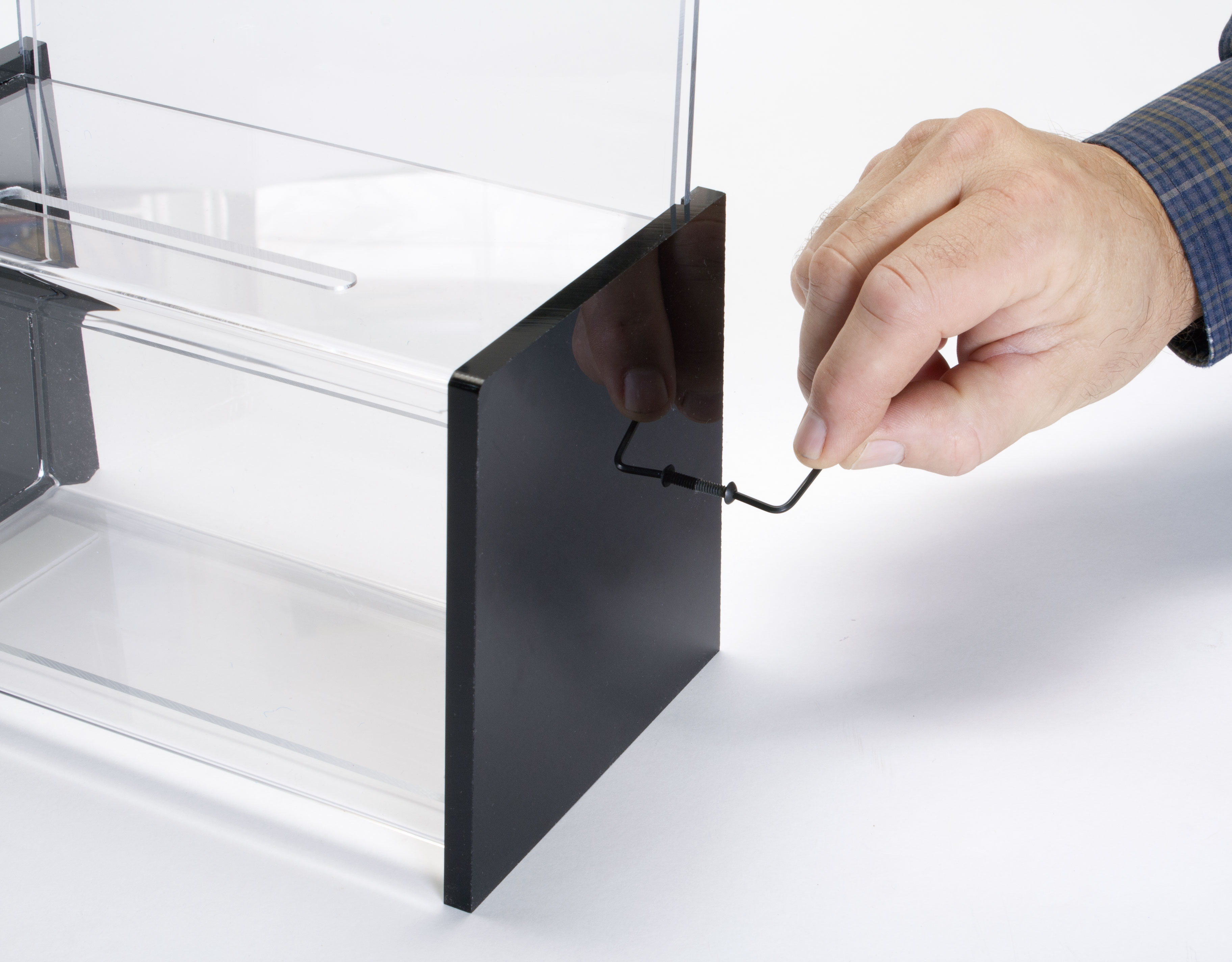 Lockable Ballot Box | Suggestion Bin for Employees | Displays2Go