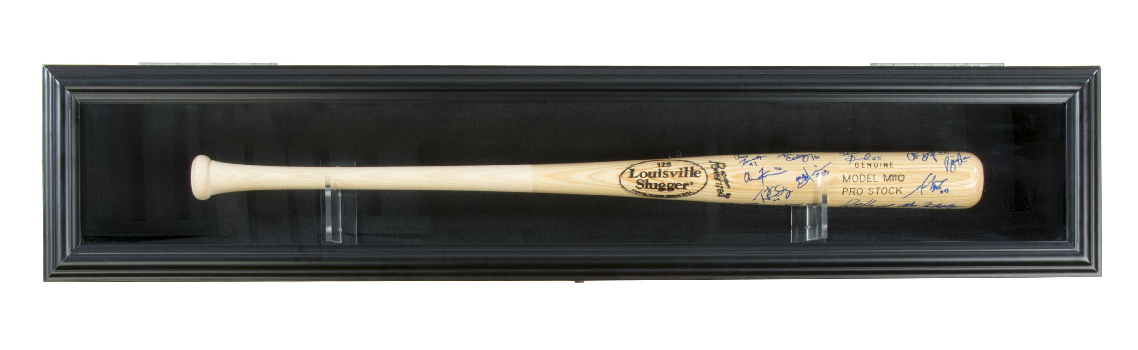 Baseball Bat Wall Display | Decorative Wood Frame w/ Hinged Door ...
