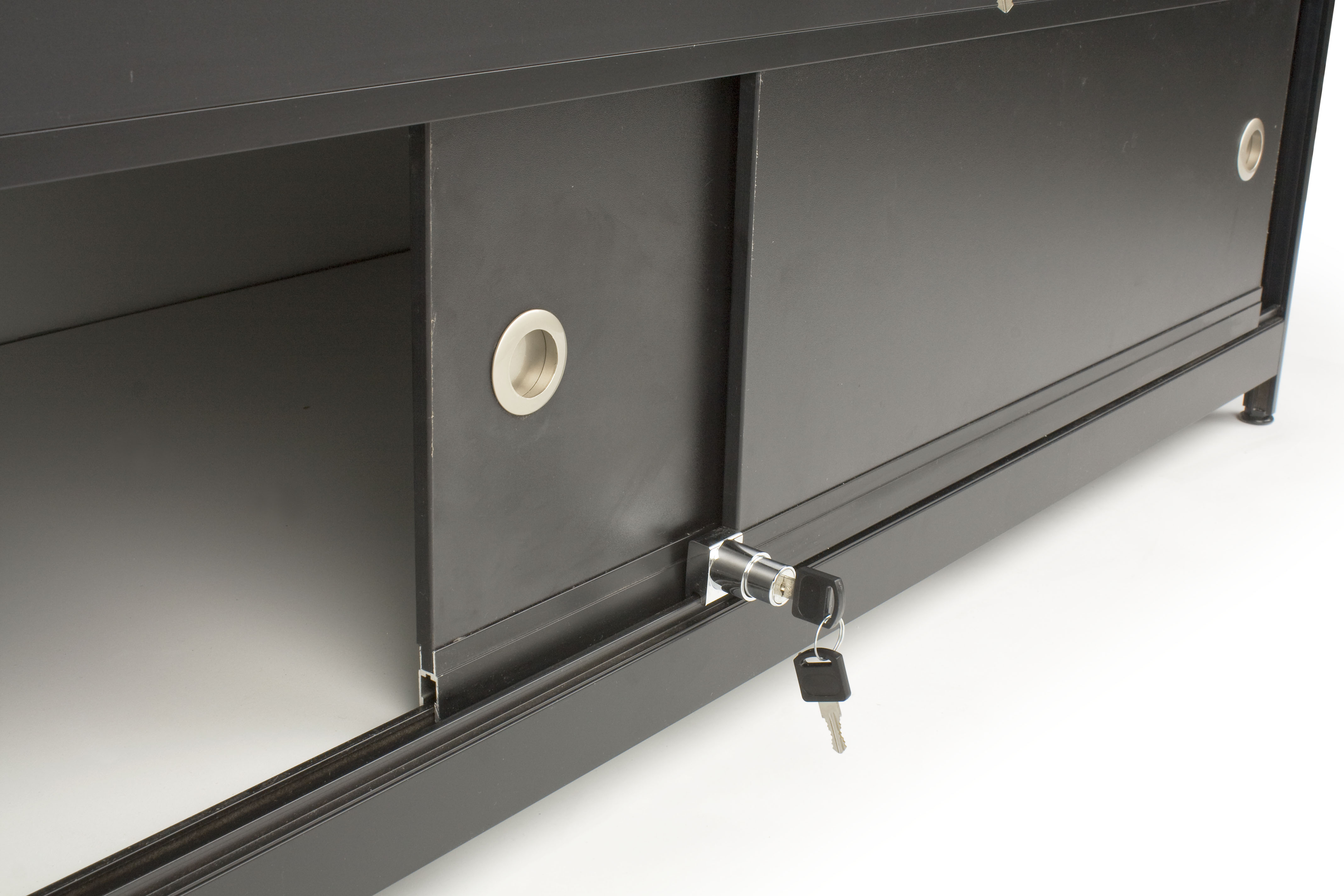 LED Retail Store Counter | Sliding Glass Door | Displays2Go