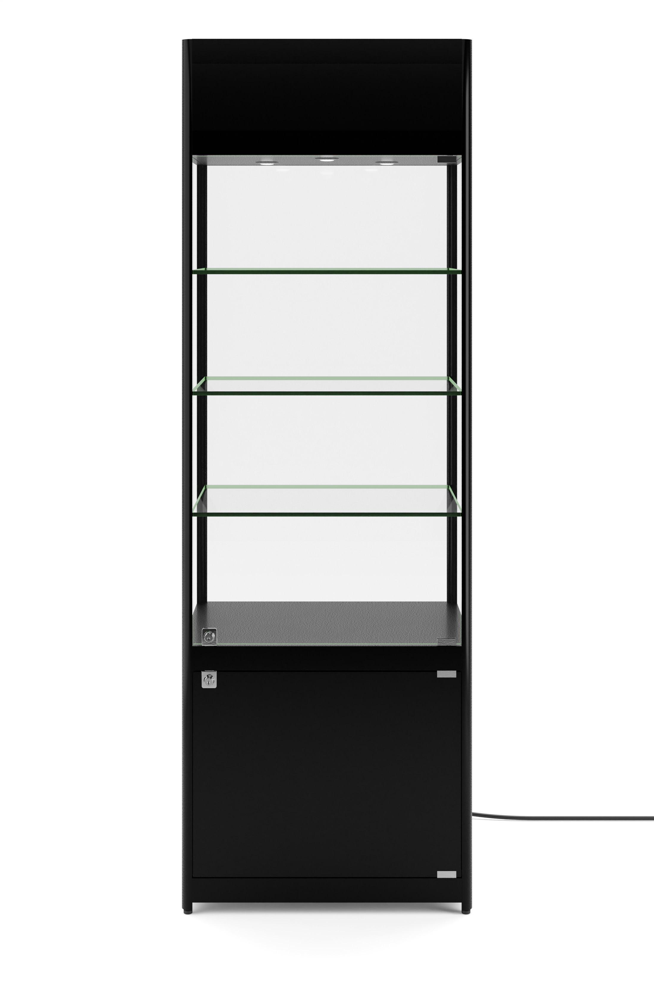 LED Retail Display Tower | Hinged Door with Lock | Displays2Go