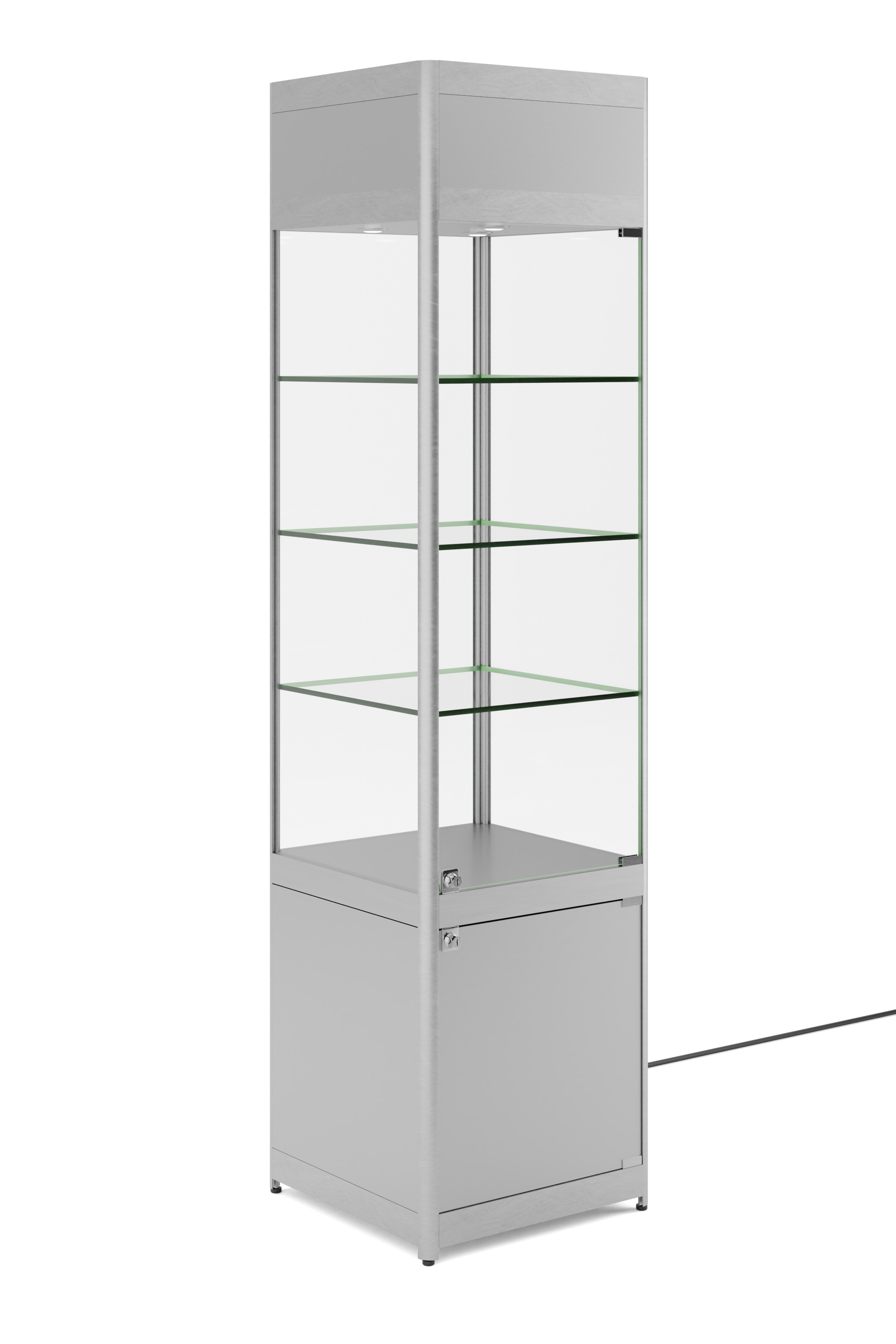 Light Up Retail Tower | LED Recessed Lighting | Displays2Go