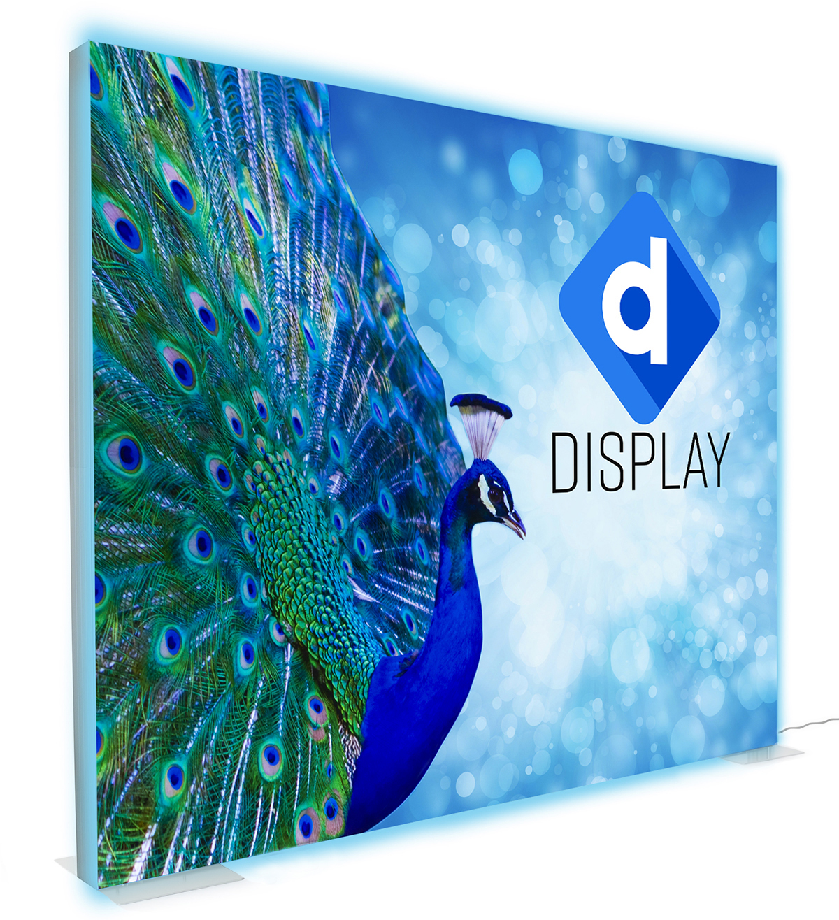 2-Sided SEG Fabric Backlit Wall | Full Color Custom Graphics | Displays2Go