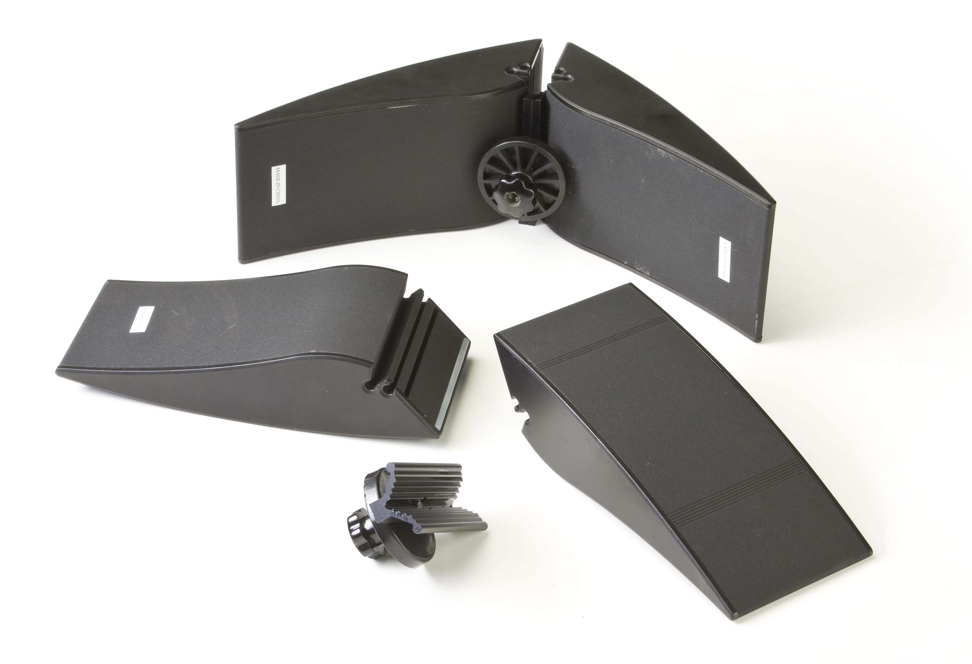 Black Sign Clamps | Set of 2 Adjustable Poster Holders for Floor ...