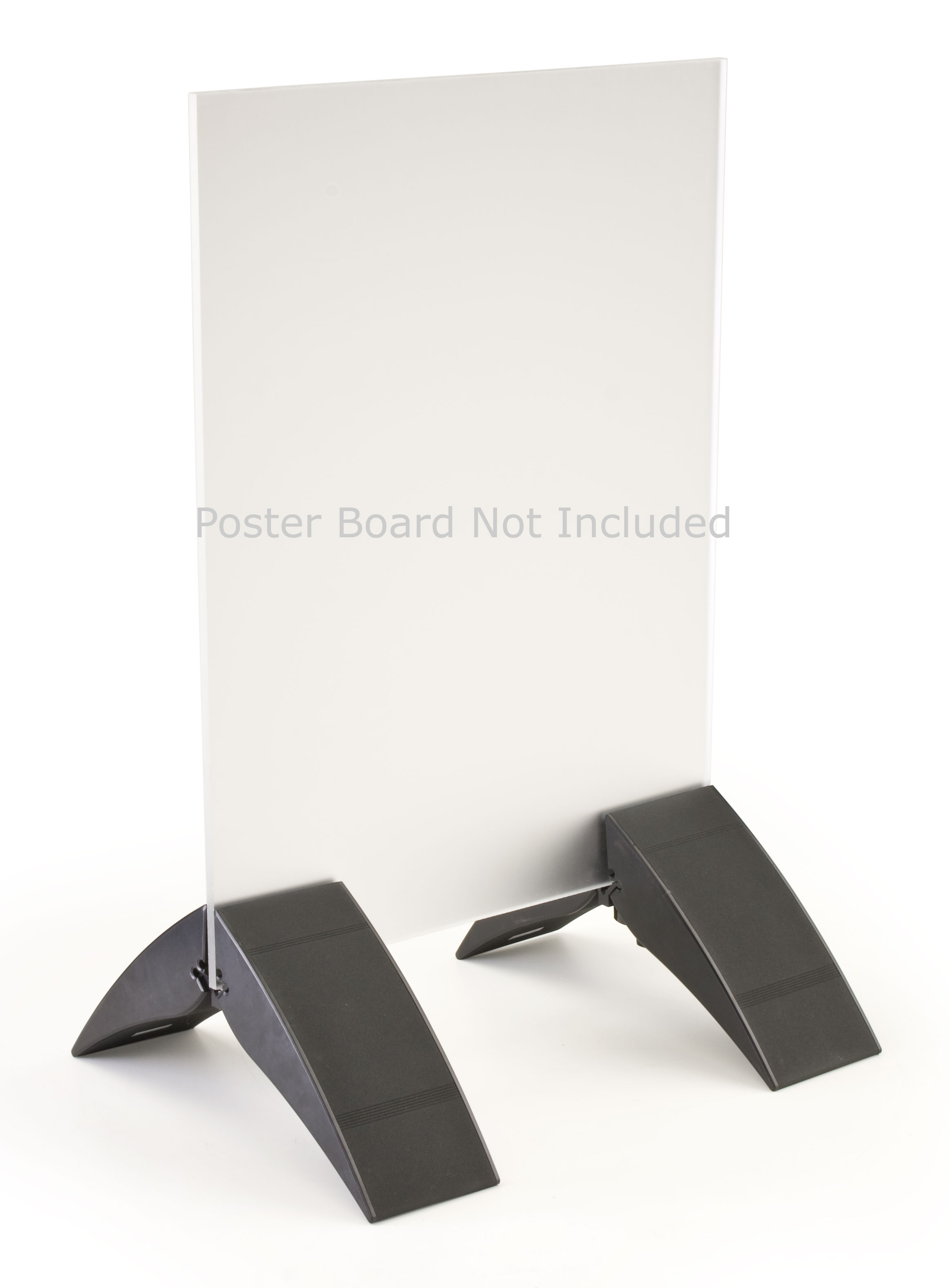 Black Sign Clamps | Set of 2 Adjustable Poster Holders for Floor ...