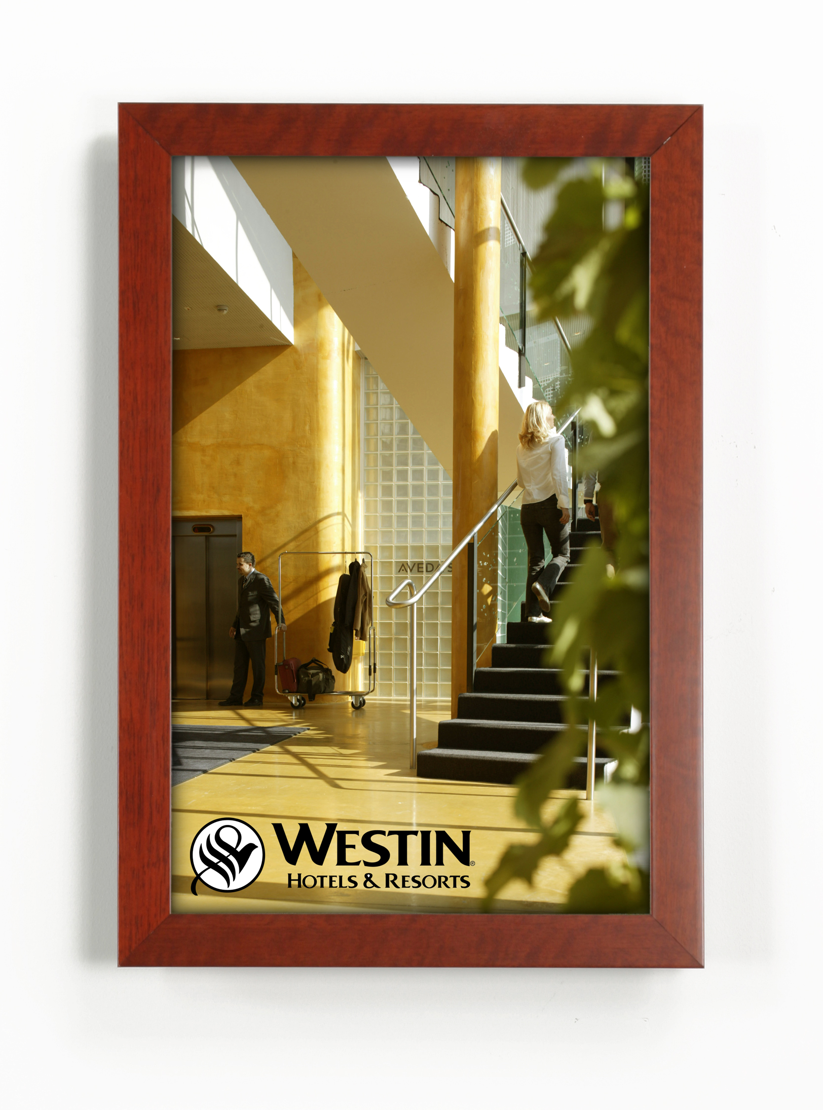 Wood Sign Frames | 11 x 17 Upscale Swing Open Wall Displays | Displays2go