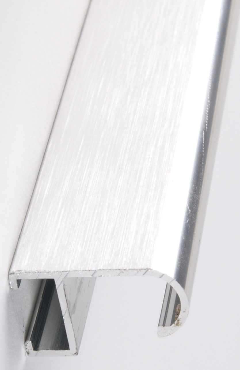 Poster Display - 22 x 28 Polished Silver Slim Face w/ White Matboard ...