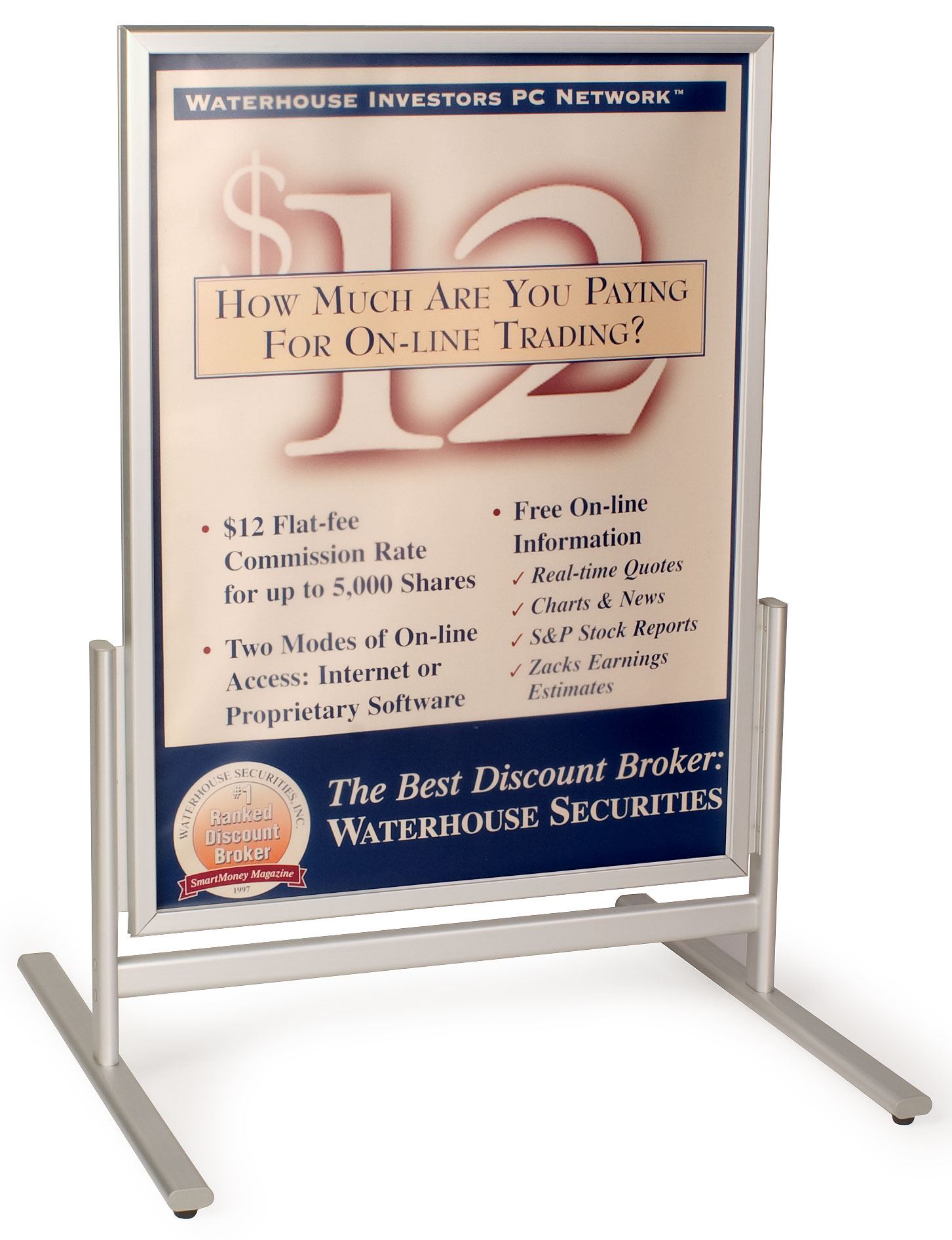 Sidewalk Sign | Pavement Snap Frames - Indoor or Outdoor Use | Displays2Go