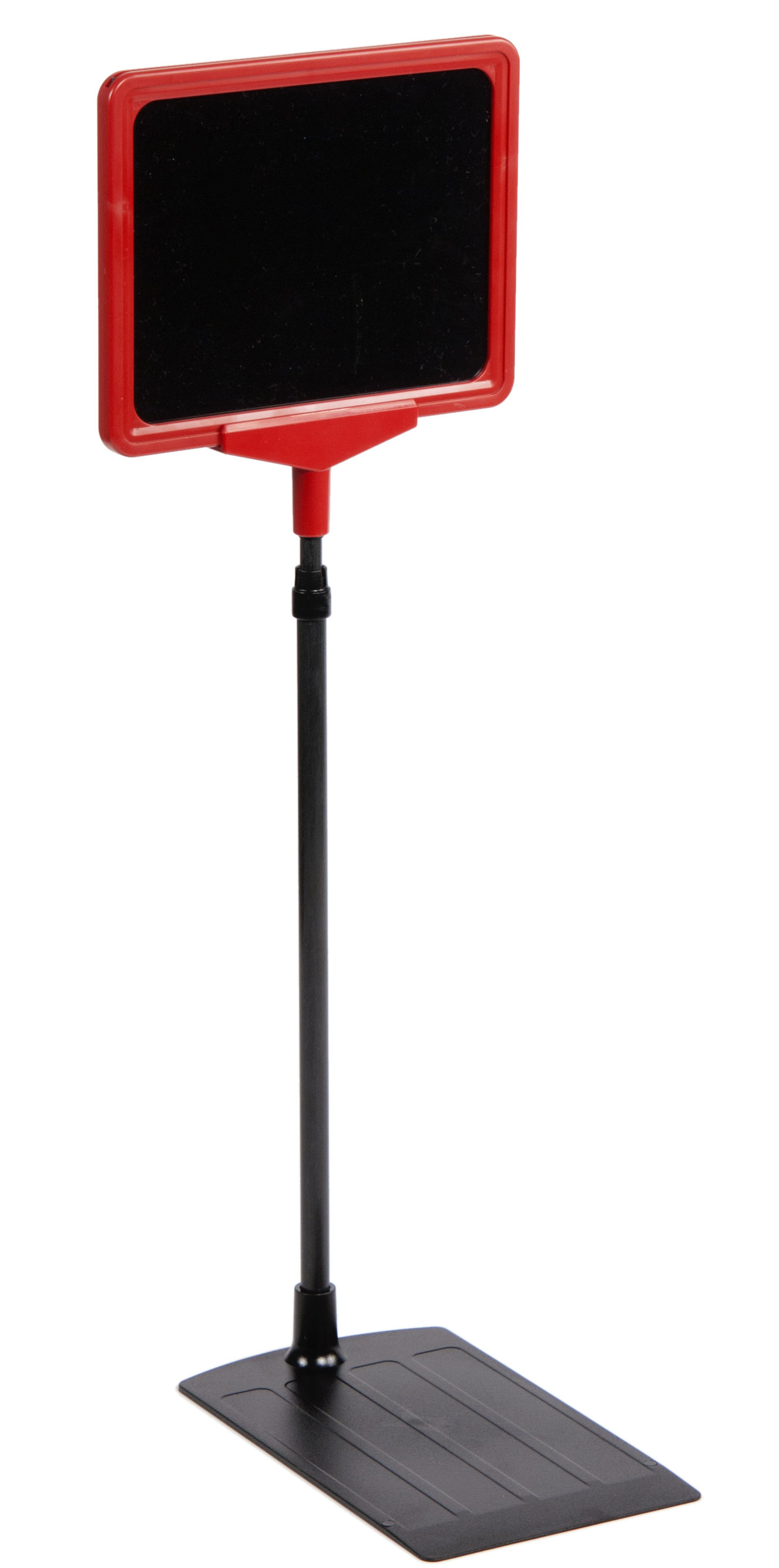 Red Showcard Display Stand | Adjustable Write-on Signage | Displays2Go