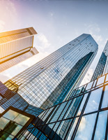 Skyscraper Print on Acrylic | 4 Steel Standoffs