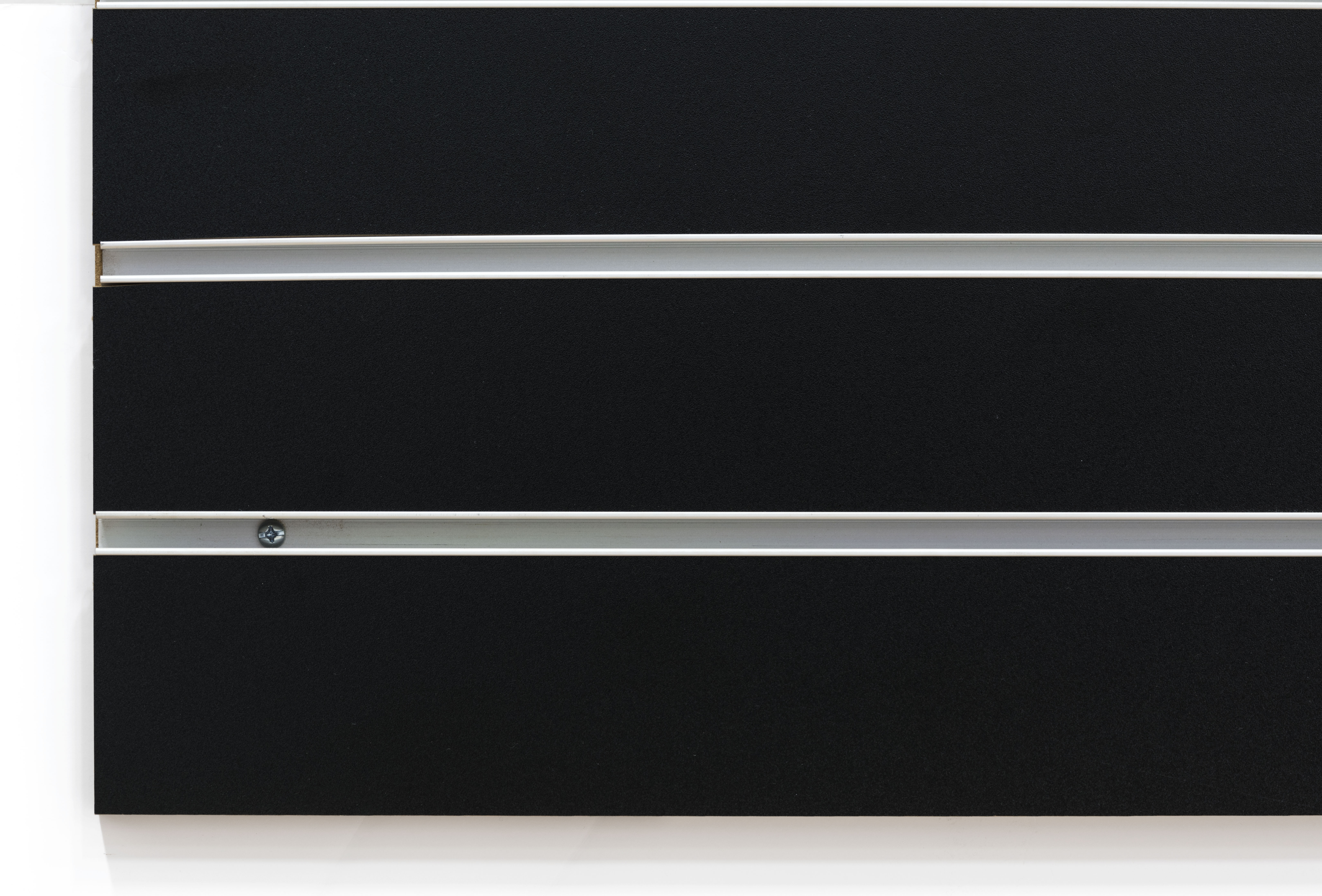 Large Black Slat Board Display Panel | 4’ x 8’ Slatwall | Displays2Go