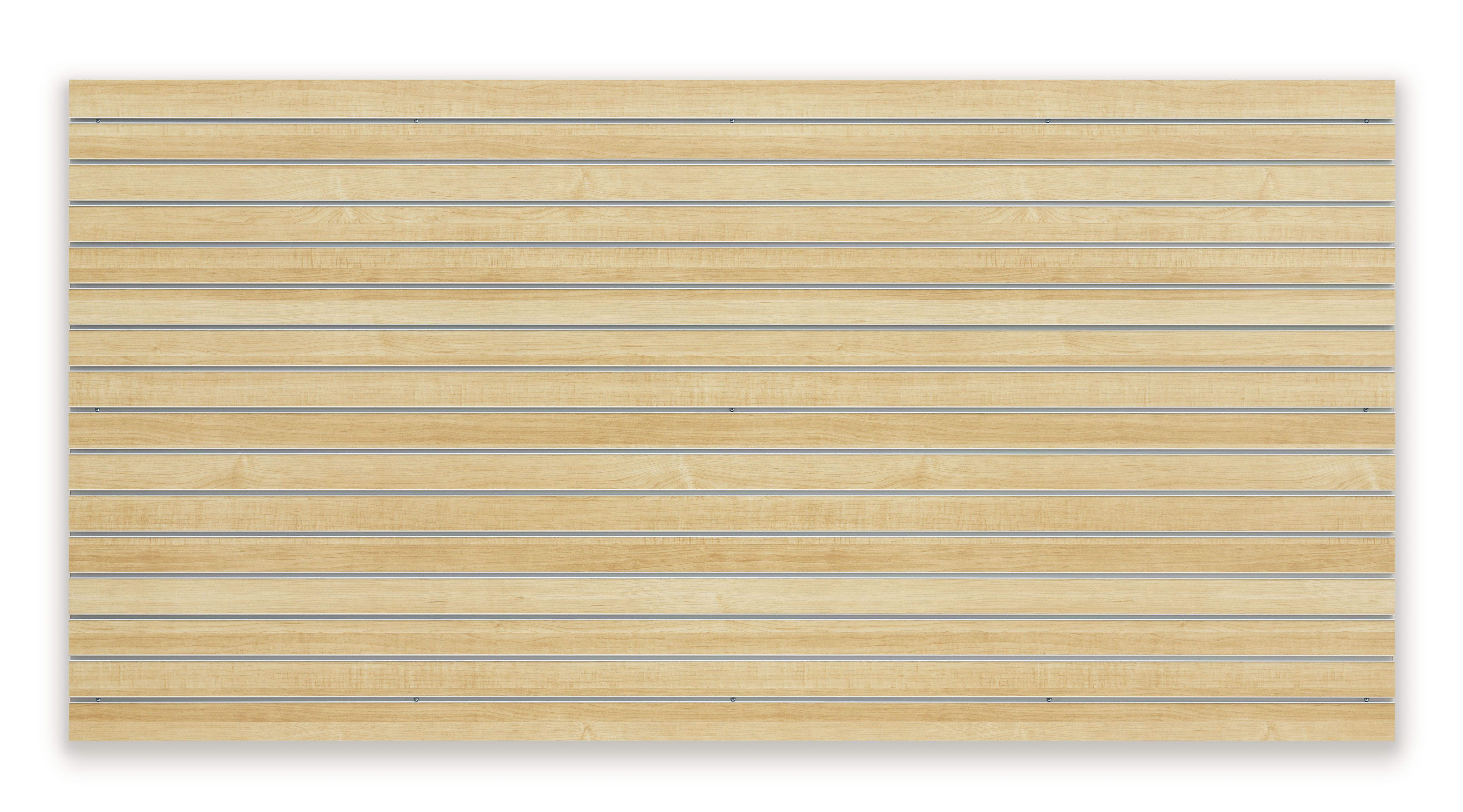 Large Maple Slot Wall Panel Board | 4’h x 8’w | Displays2Go
