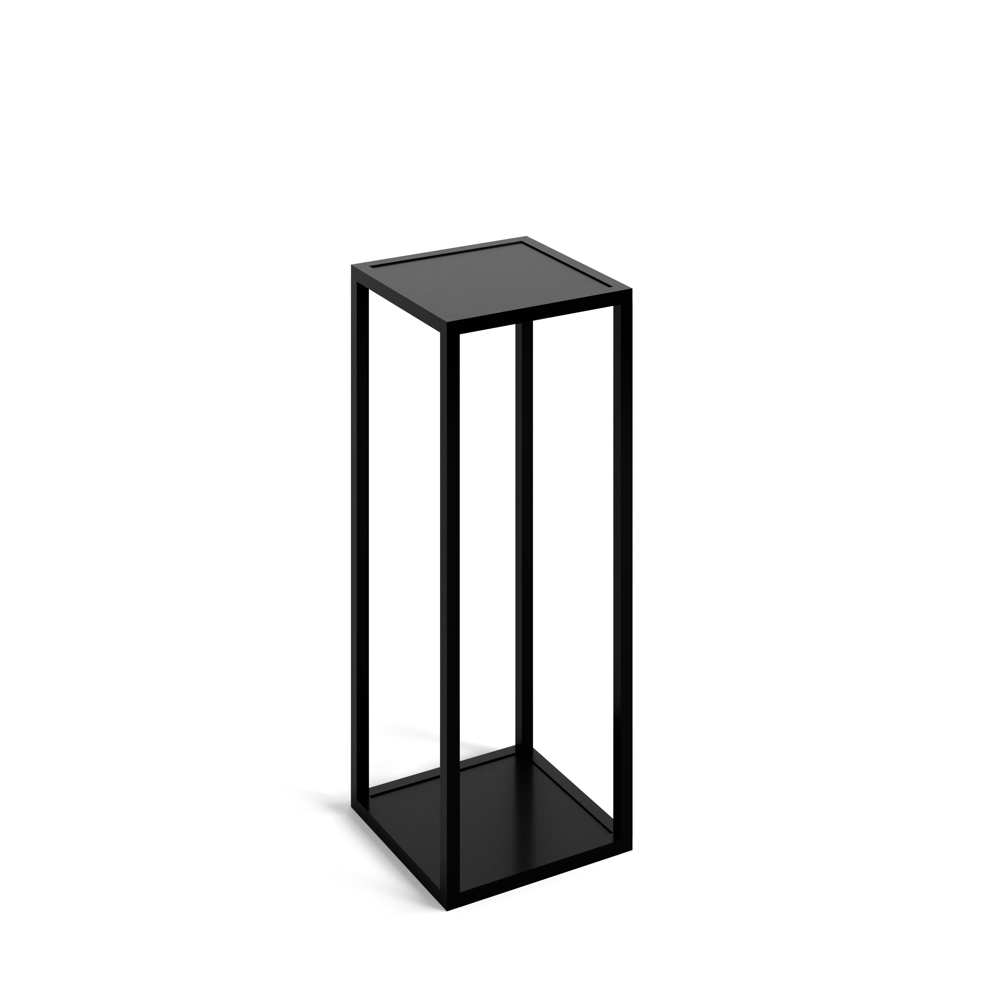 Slim Tall Side Table | Two Shelves | Displays2Go