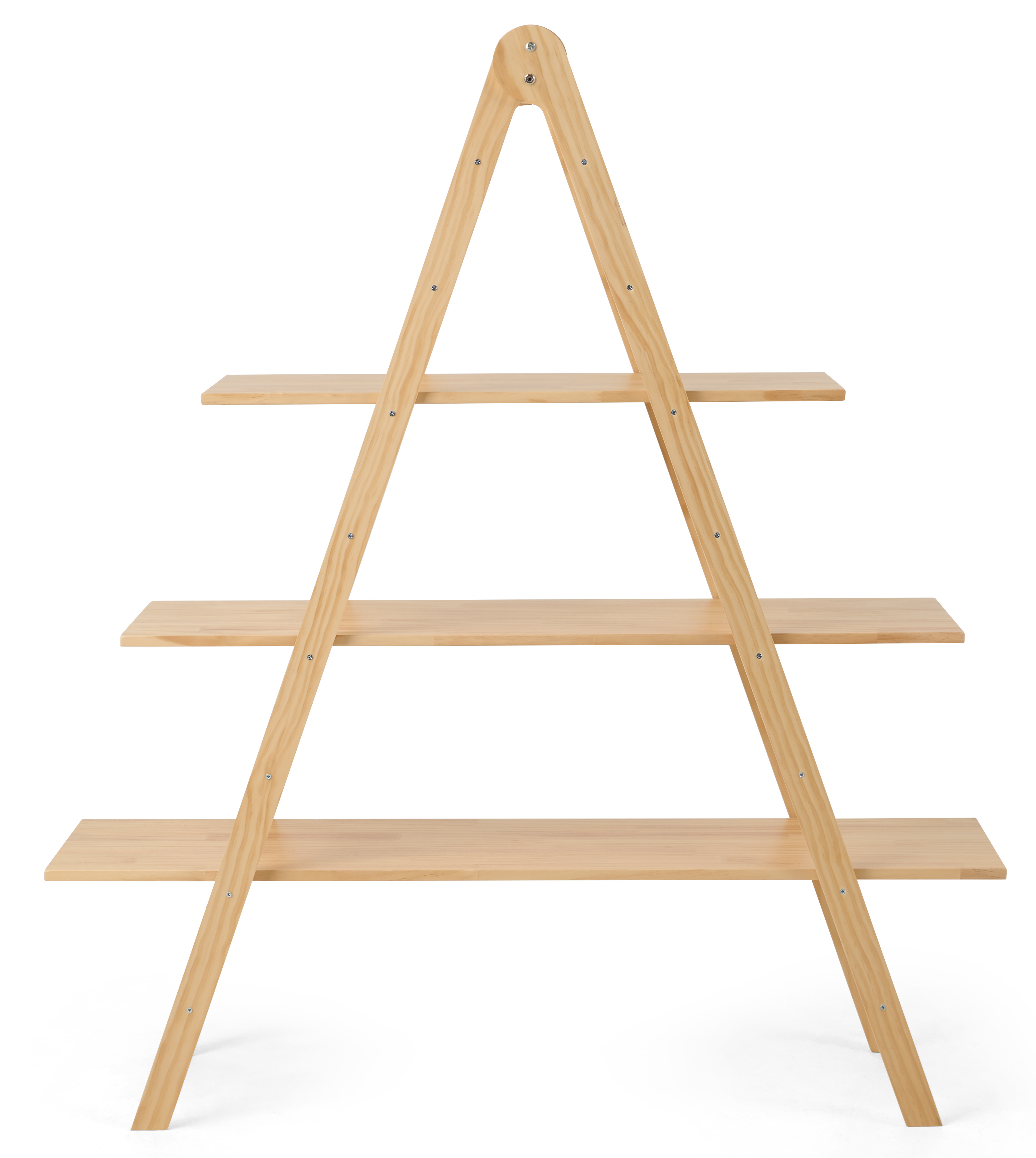 A-Frame Shelf | Eco-Friendly Natural Pine | Displays2Go