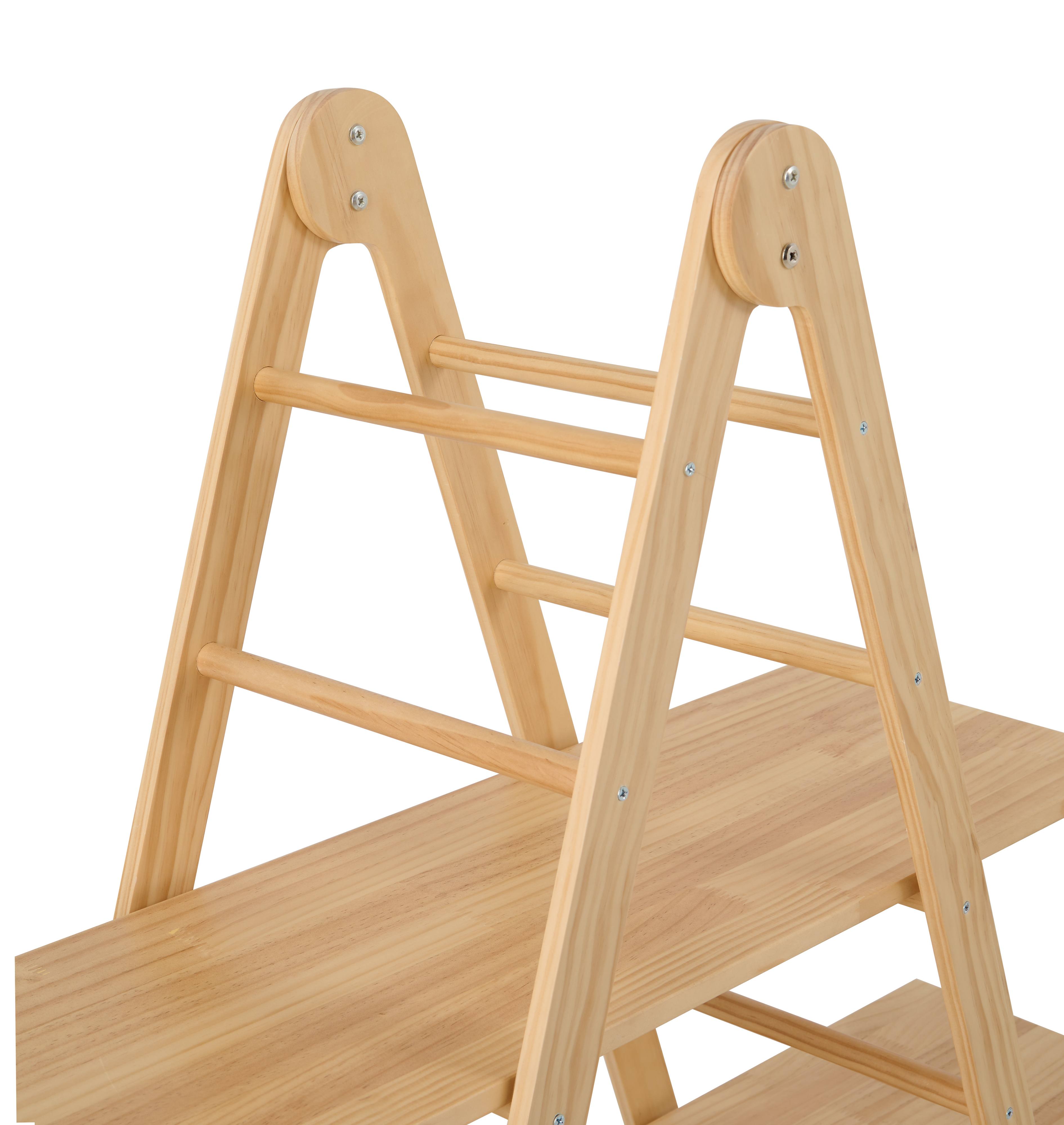A-Frame Shelf | Eco-Friendly Natural Pine | Displays2Go
