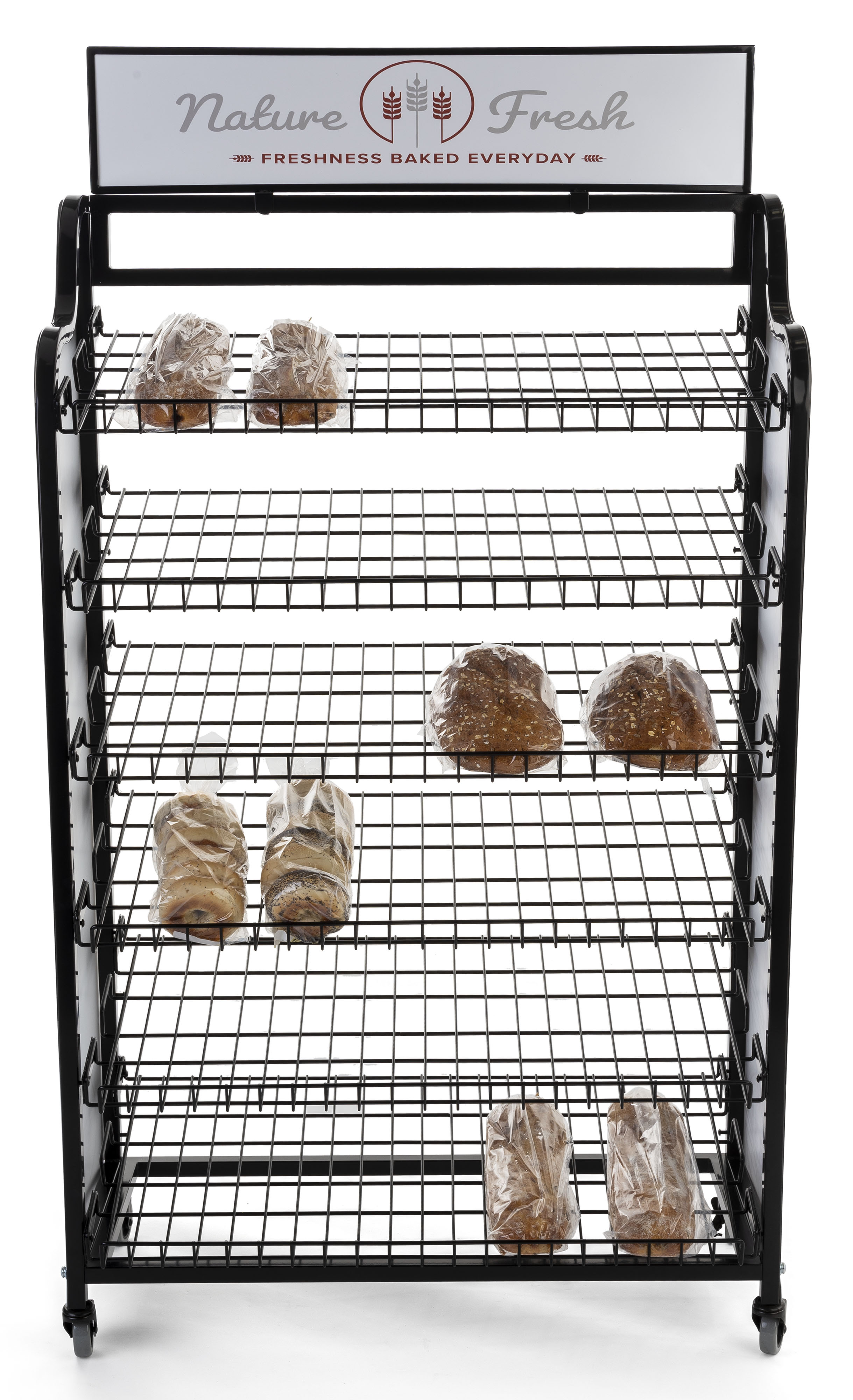 Custom Baker Rack Signage for SMBRCG_Graphics | Displays2Go