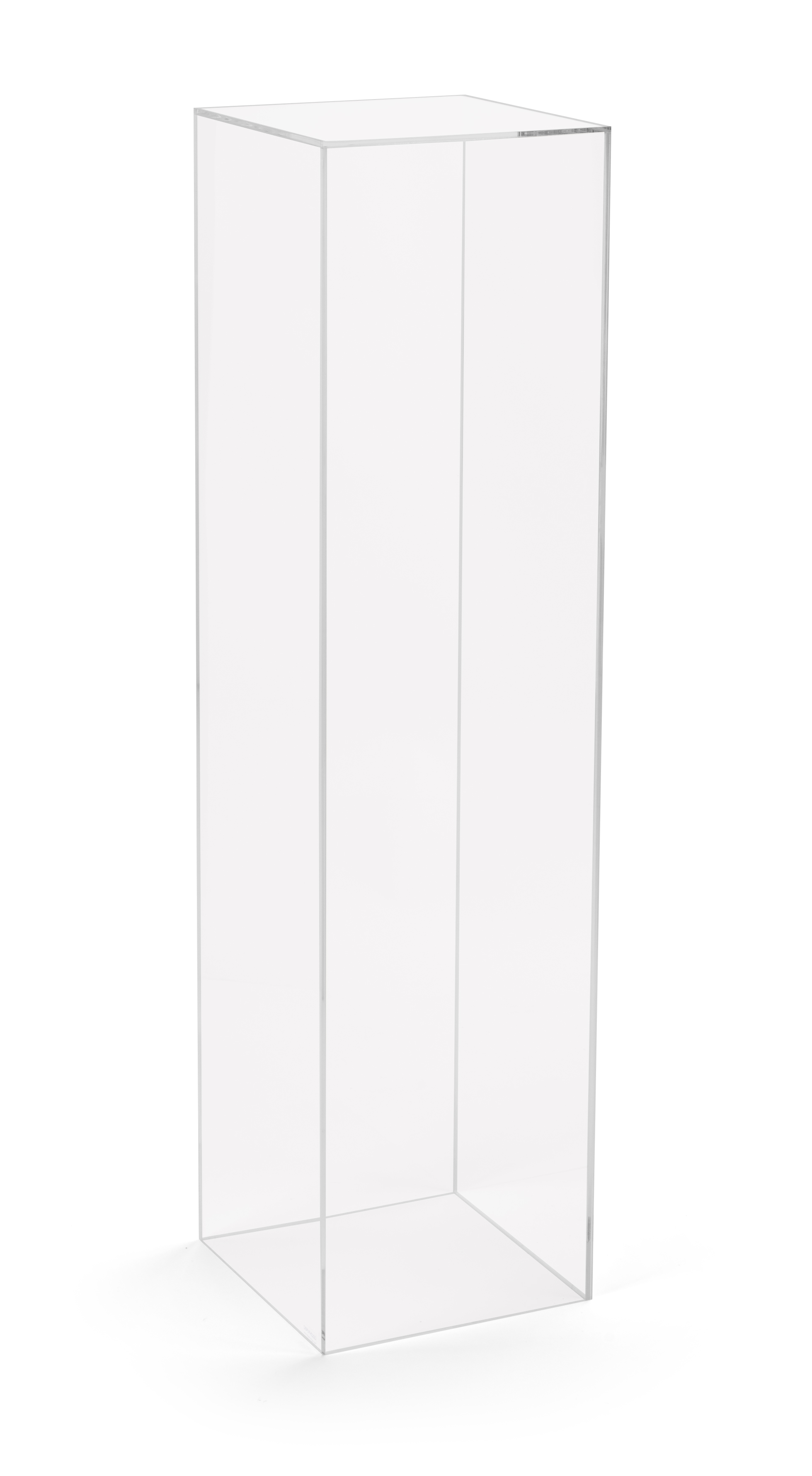 Tall Acrylic Display Pedestal Riser | No Assembly Required | Displays2Go