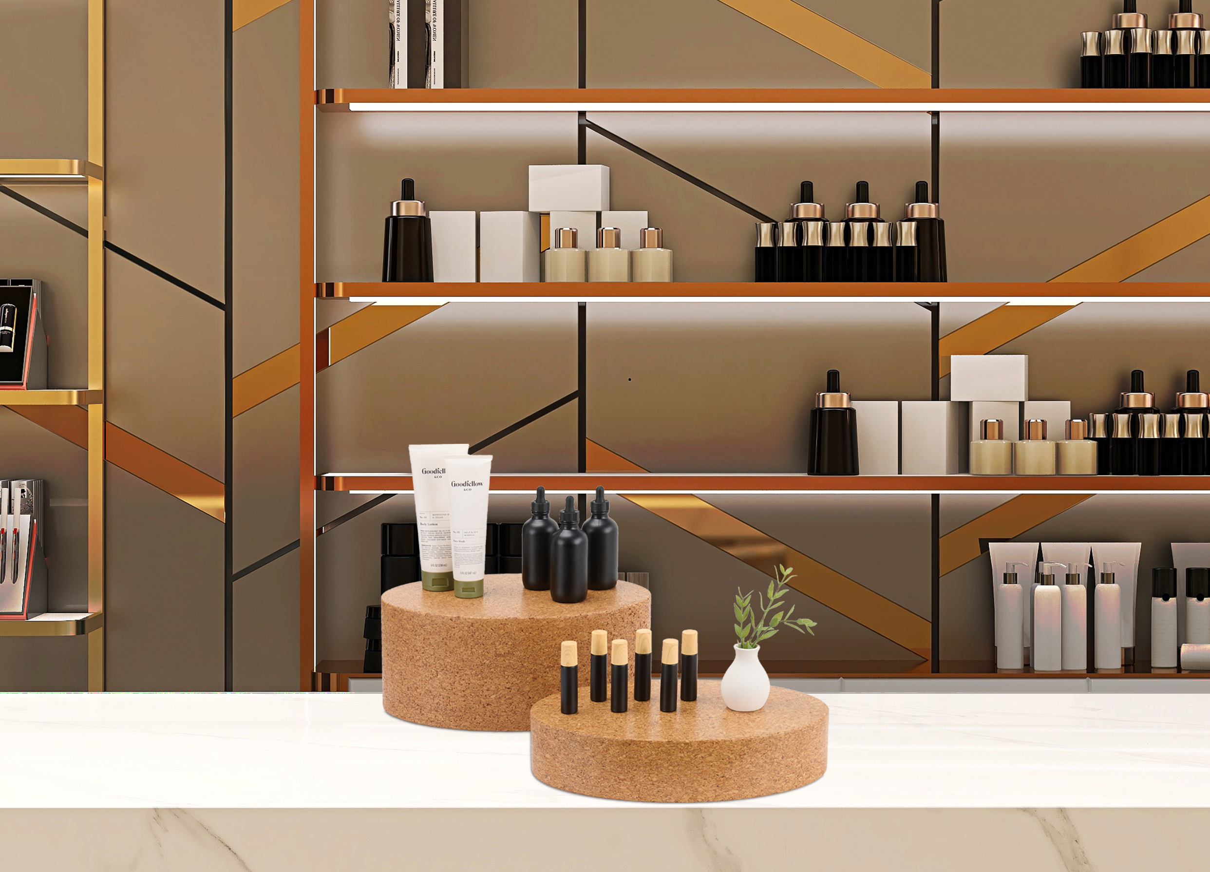 Cork Display Risers | Crafted From 100% Eco-Friendly Solid Cork ...