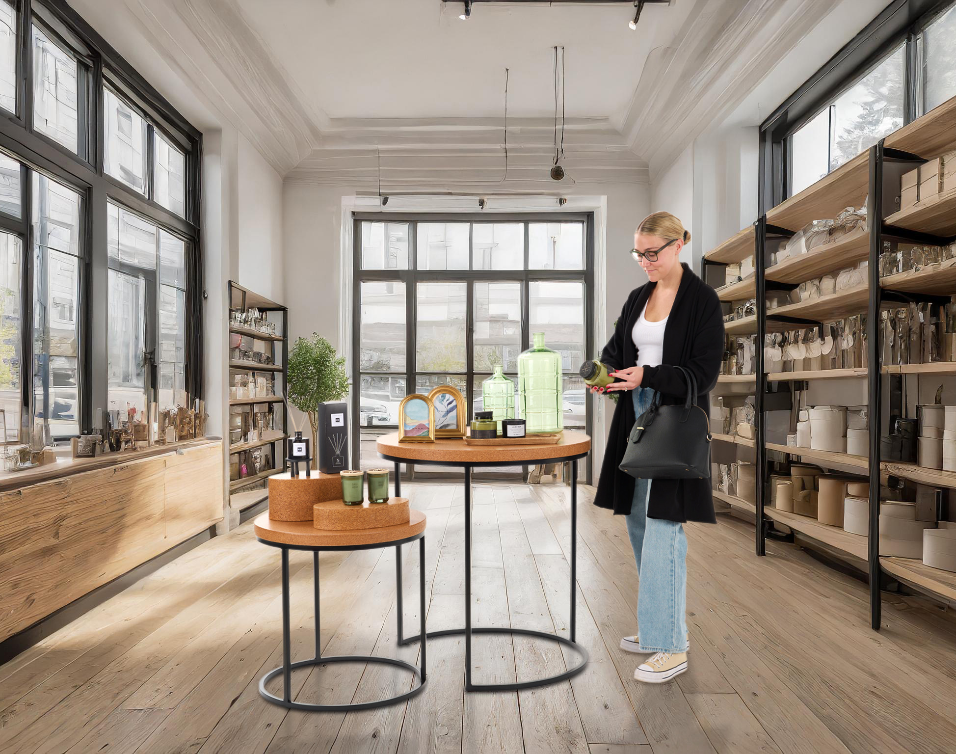 Nesting Retail Tables | Set of 2 Tables | Displays2Go