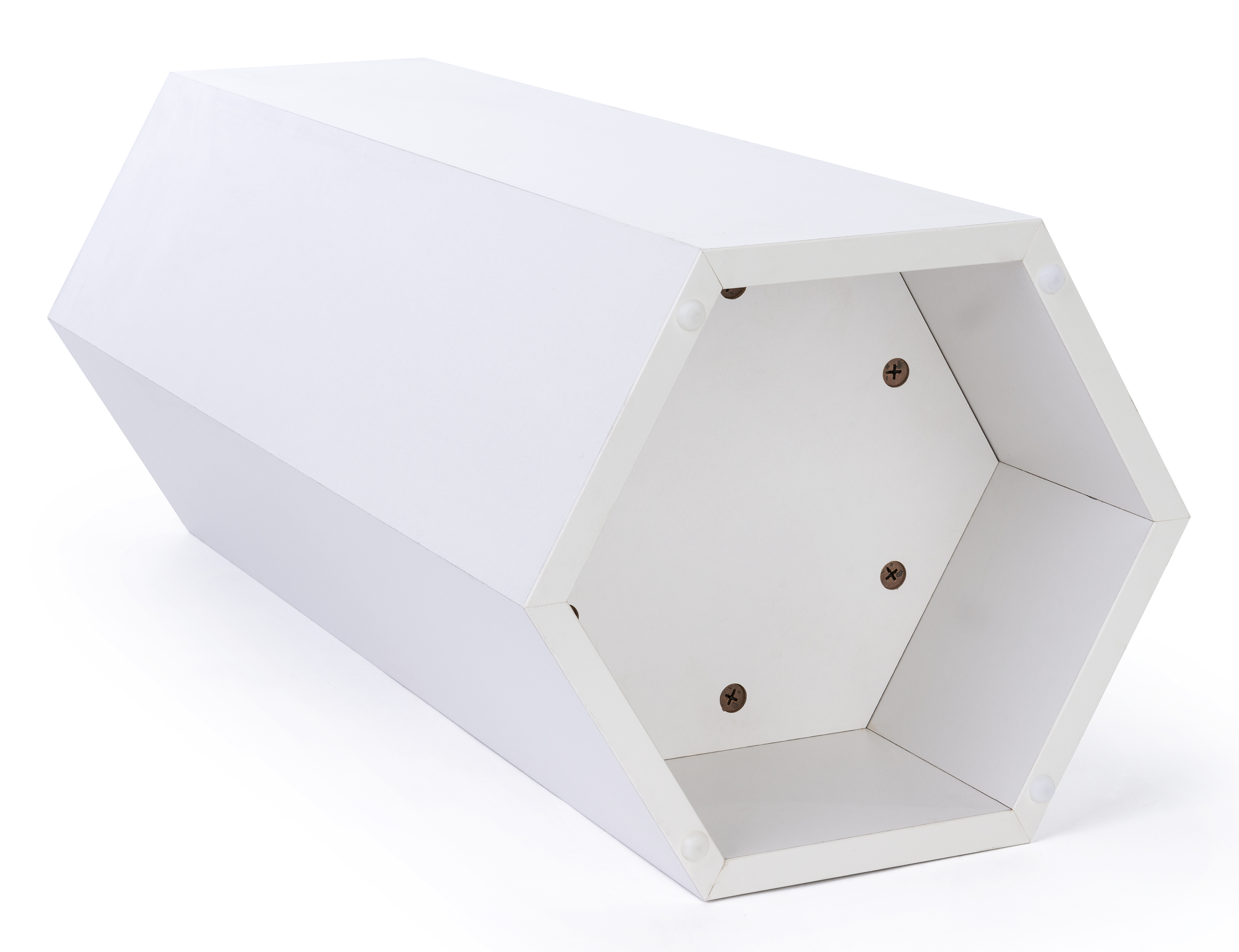 Hexagonal Display Pedestal | 50 Pound Weight Capacity | Displays2Go